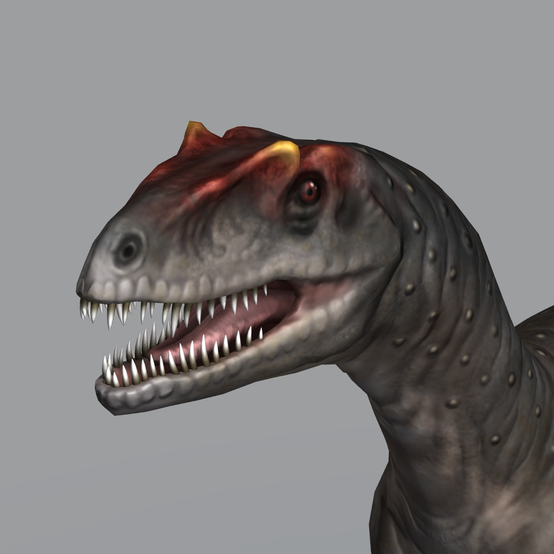dinosaur allosaurus 3d model