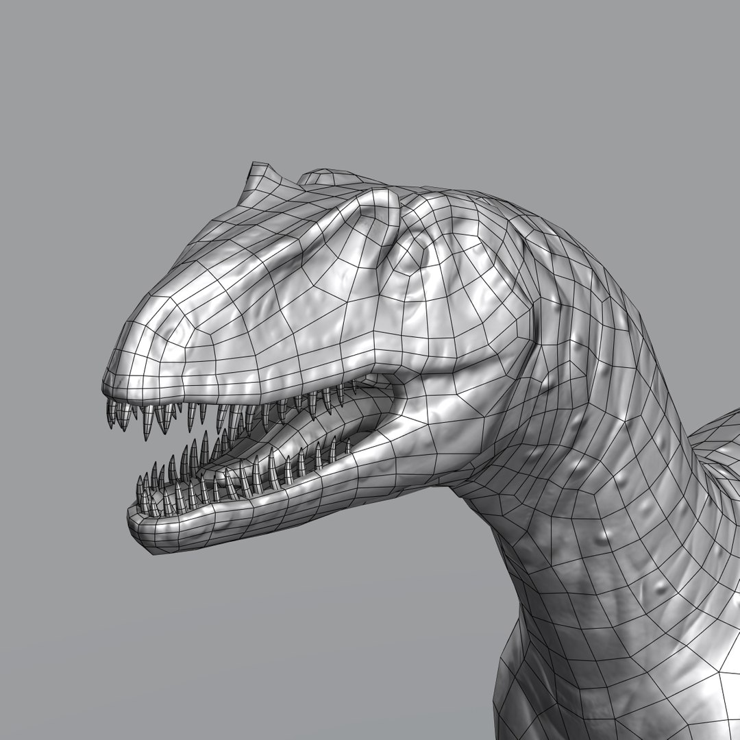 Dinosaur Allosaurus 3d Model