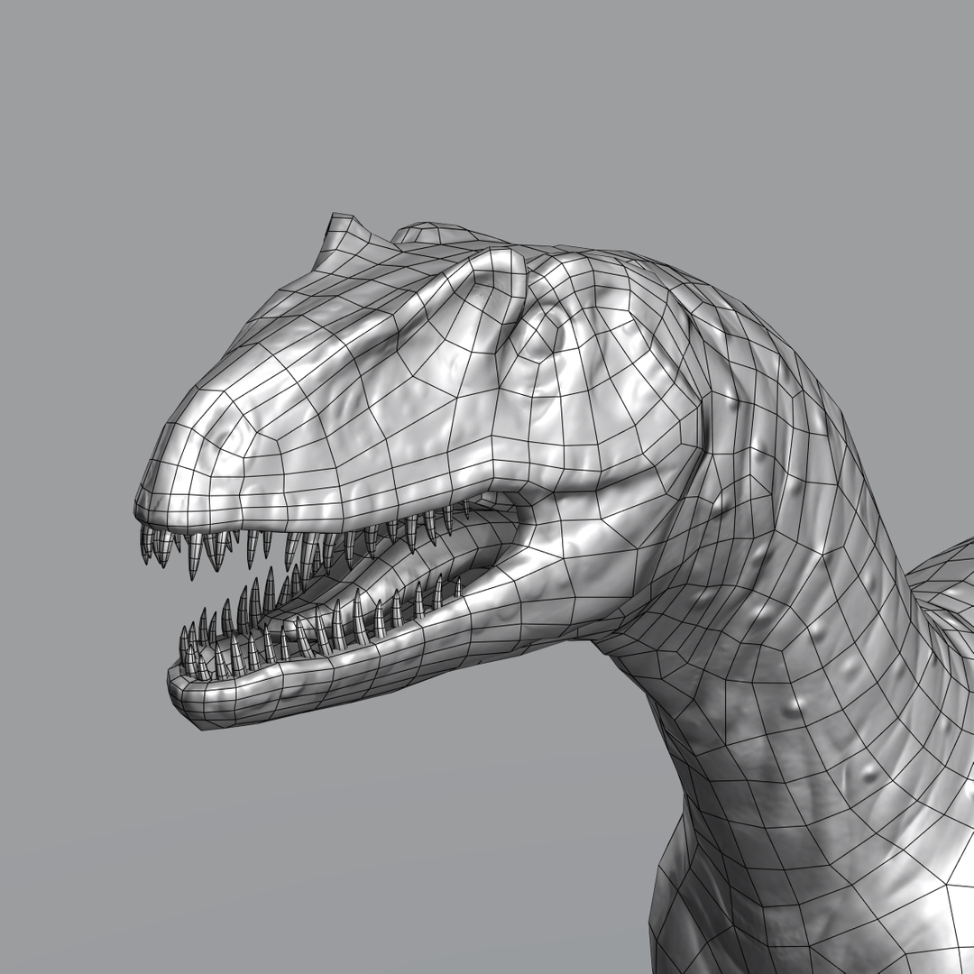 dinosaur allosaurus 3d model