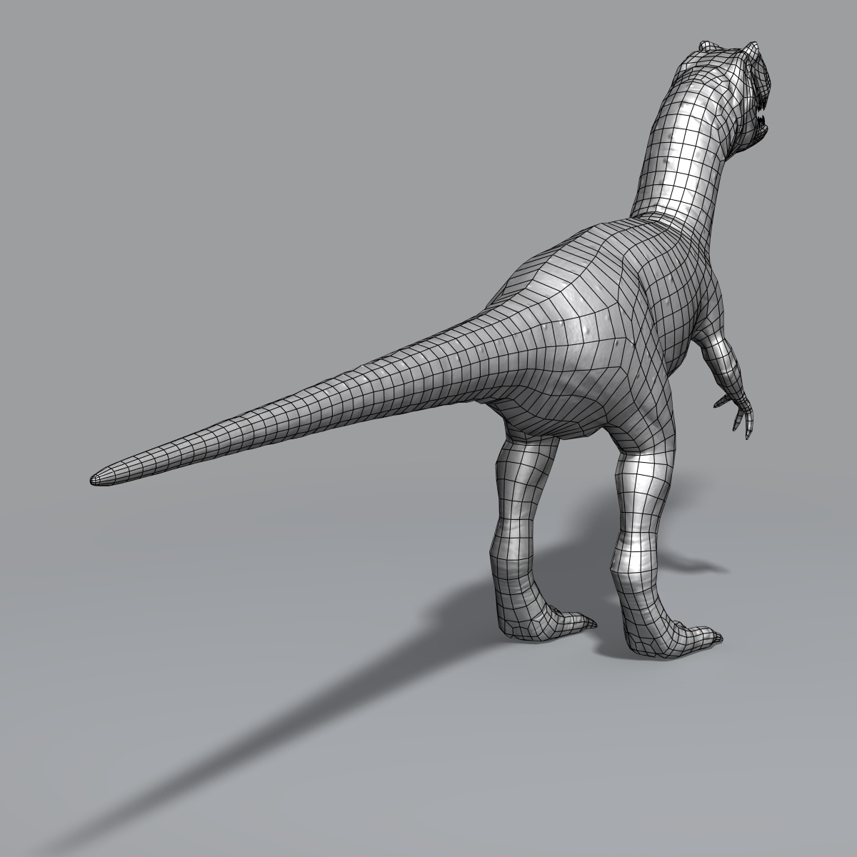 dinosaur allosaurus 3d model