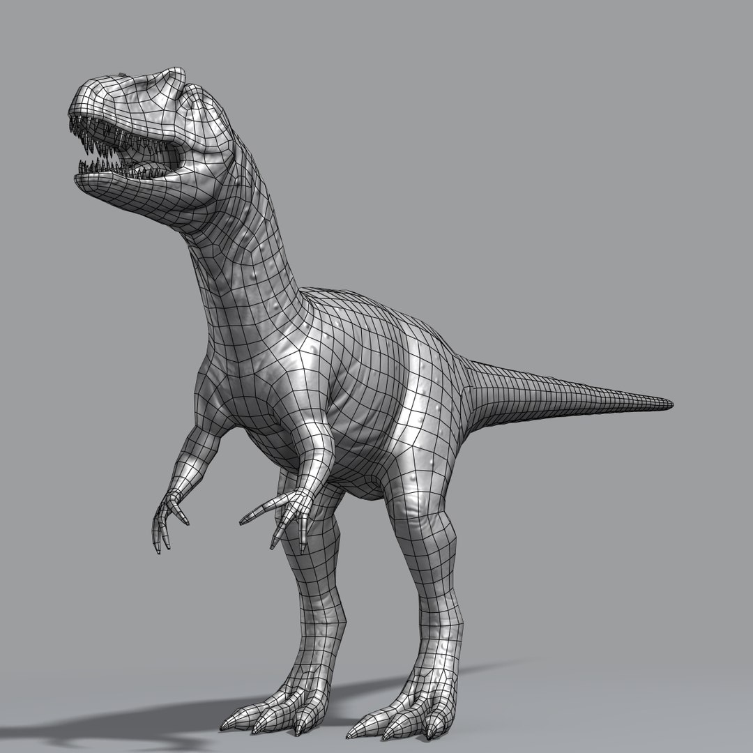 Dinosaur Allosaurus 3d Model