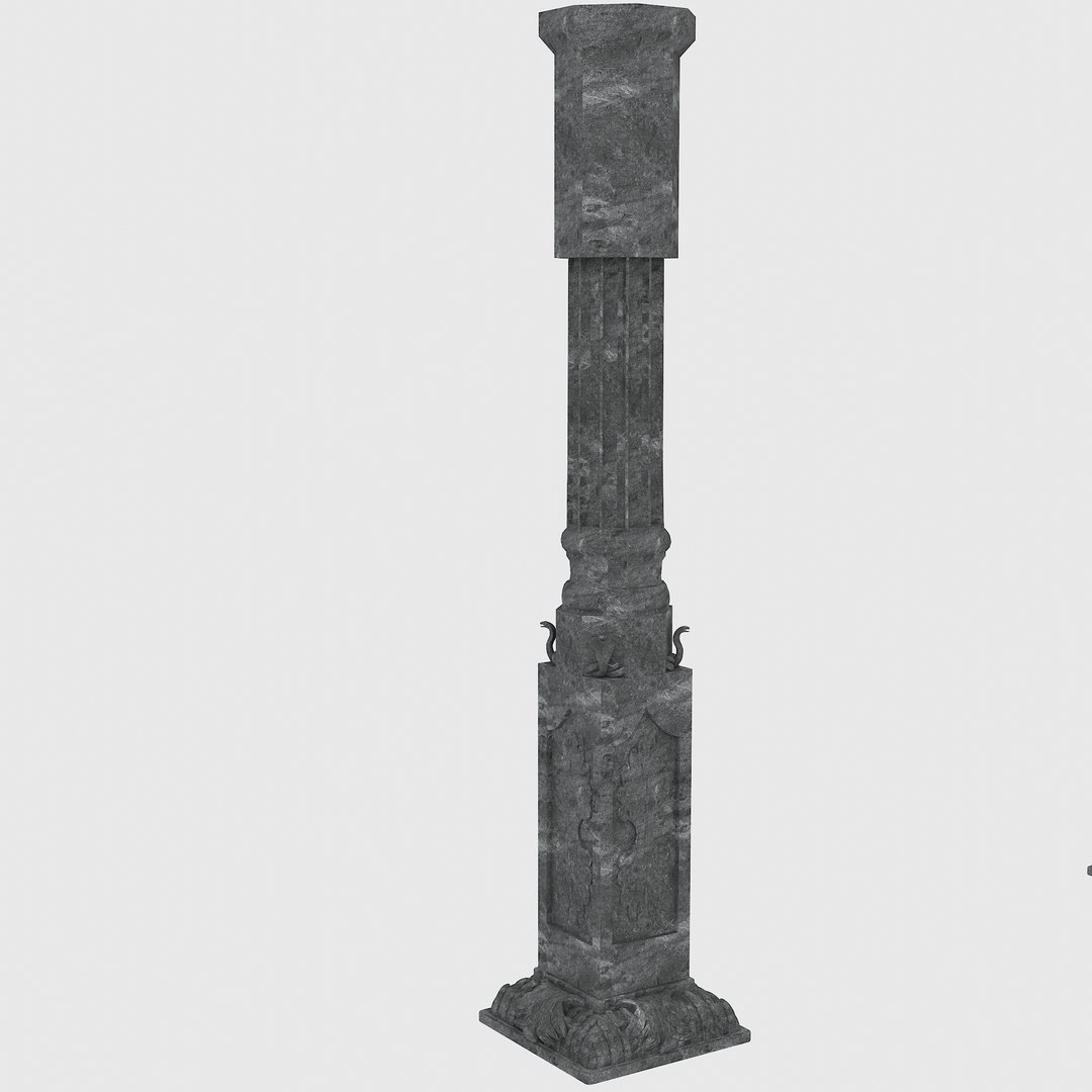 3D Stone Piller - TurboSquid 1448844