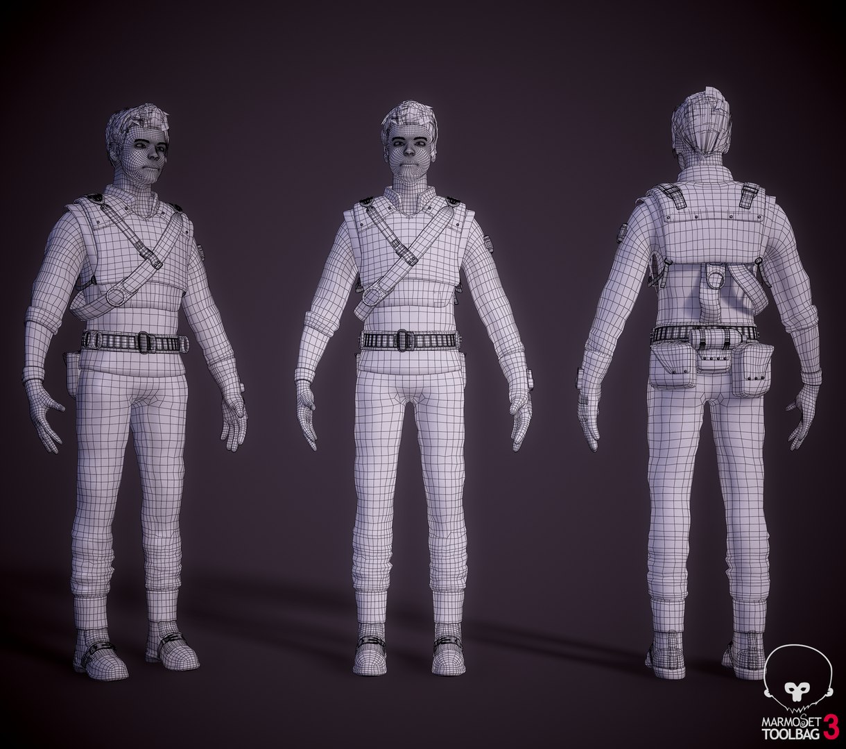 Cal Kestis Game Character -Ready To Rigg 3D Model - TurboSquid 1758786