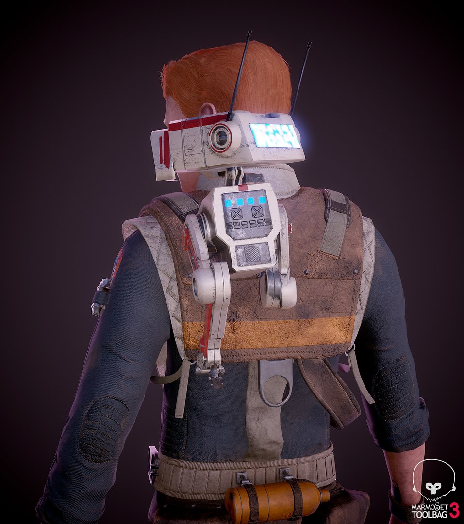 Cal Kestis Game Character -Ready To Rigg 3D Model - TurboSquid 1758786