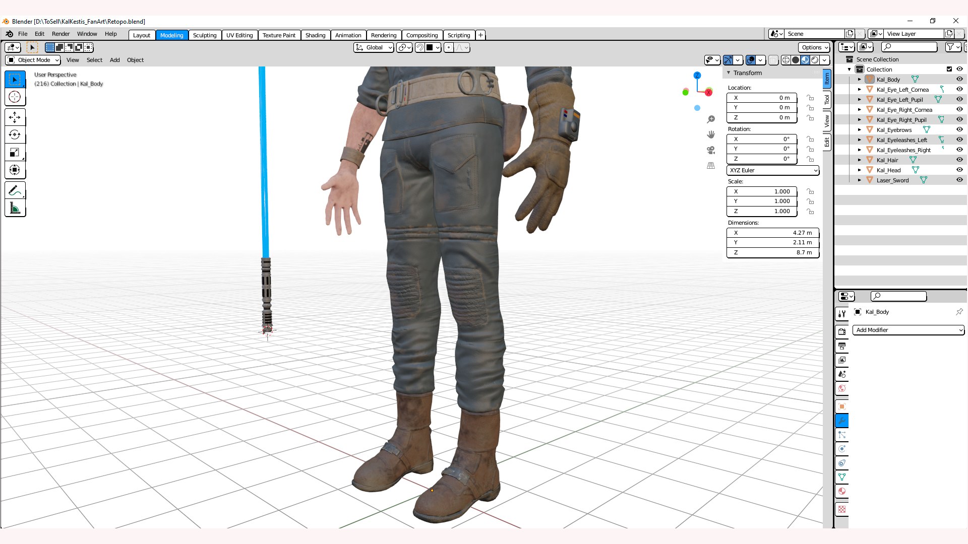 Cal Kestis Game Character -Ready To Rigg 3D Model - TurboSquid 1758786