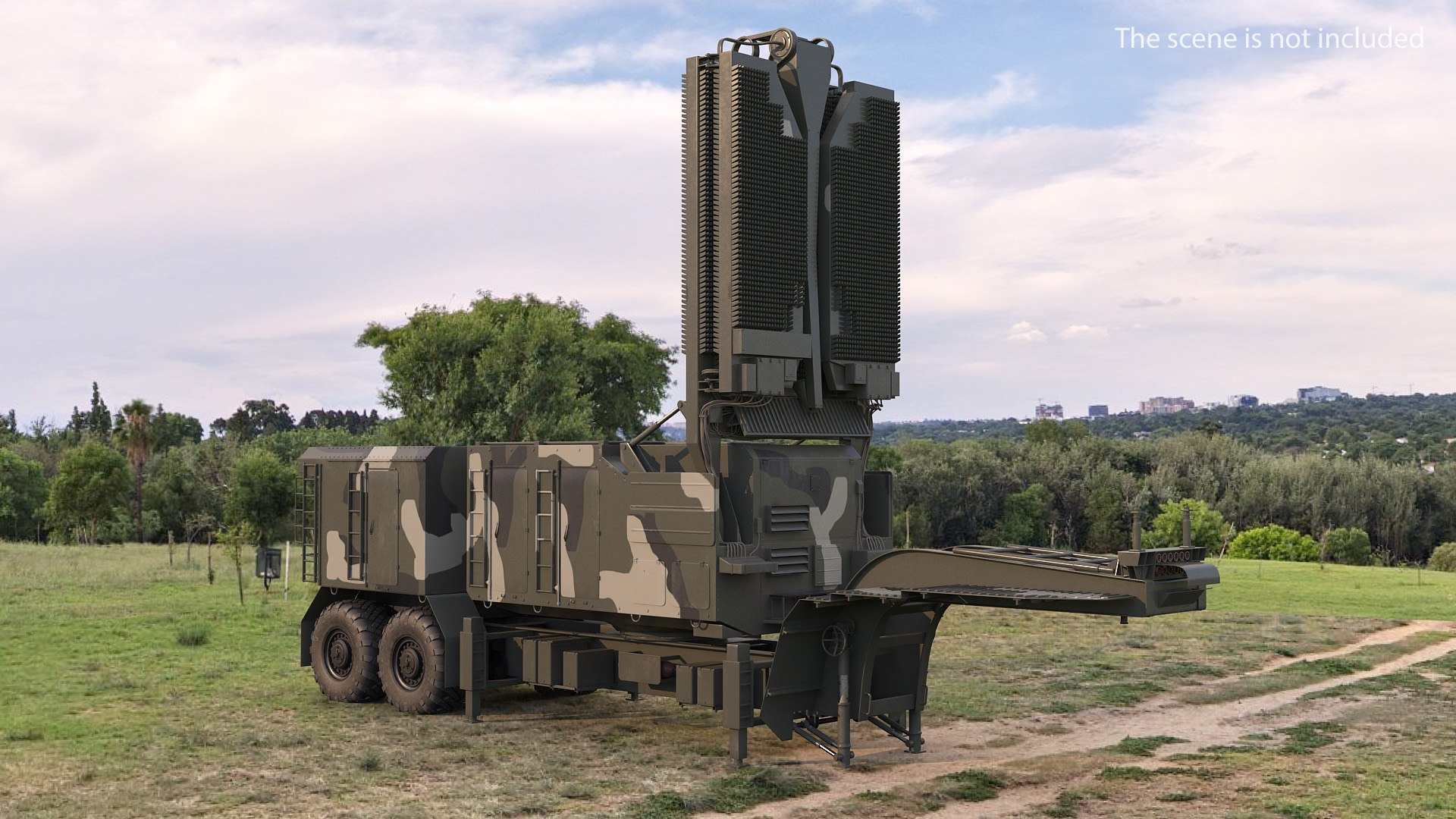 Phased array aquisition radar model - TurboSquid 1650715