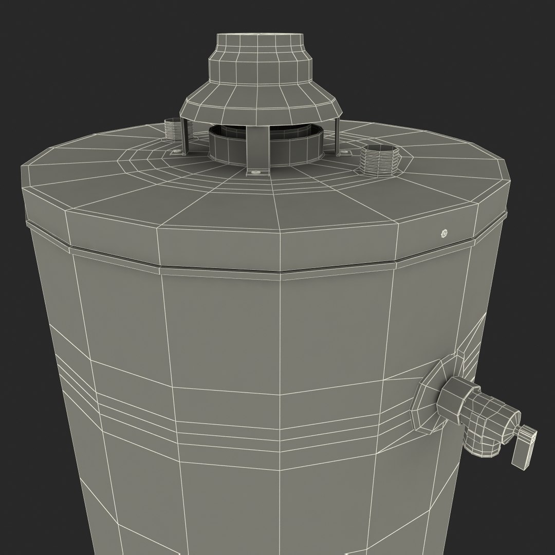 hot water heater 3d 3ds