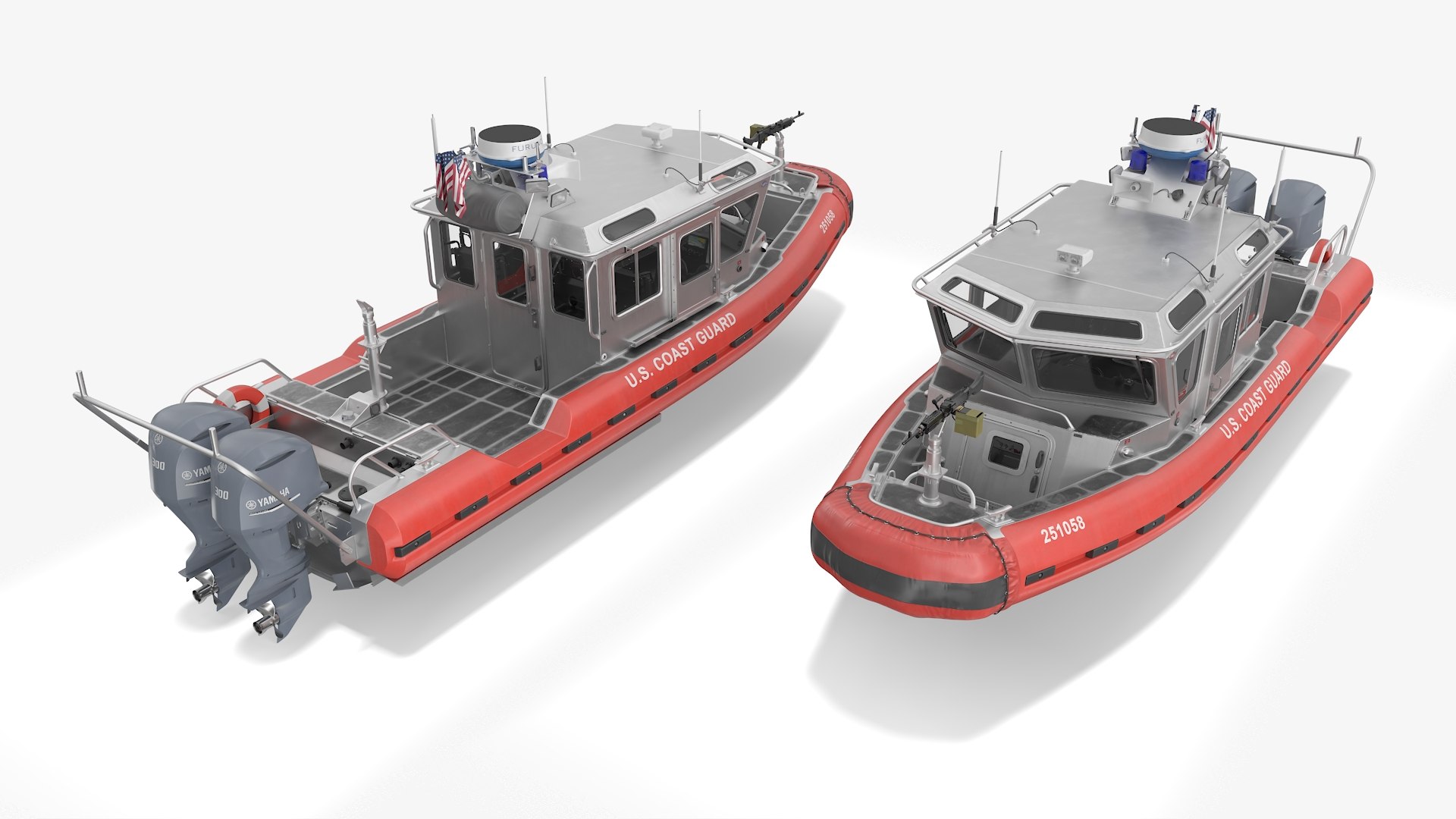 Modello 3D Imbarcazione della Guardia Costiera classe Defender ...