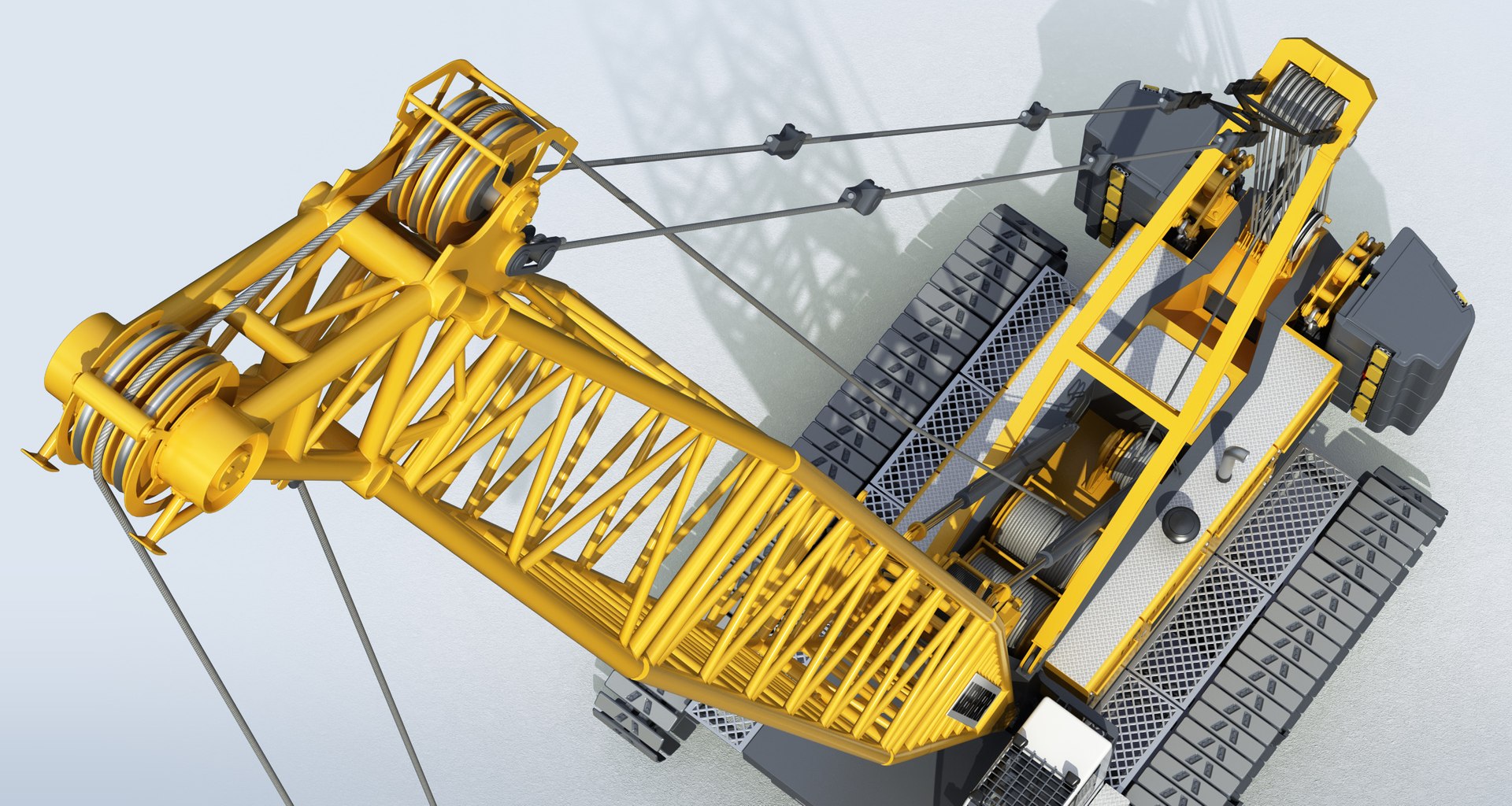 Crawler crane liebherr hs 3D - TurboSquid 1243600