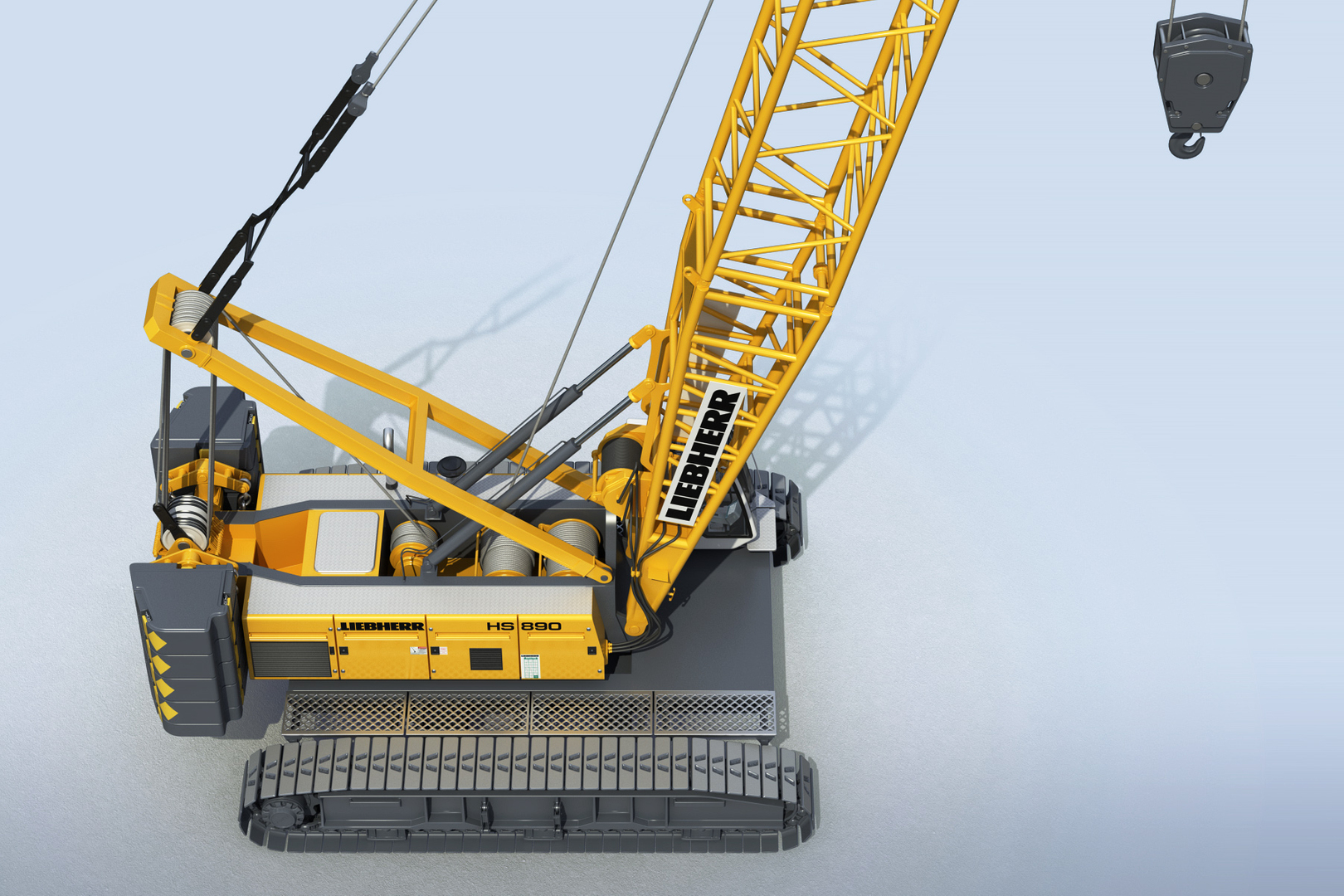Crawler crane liebherr hs 3D - TurboSquid 1243600