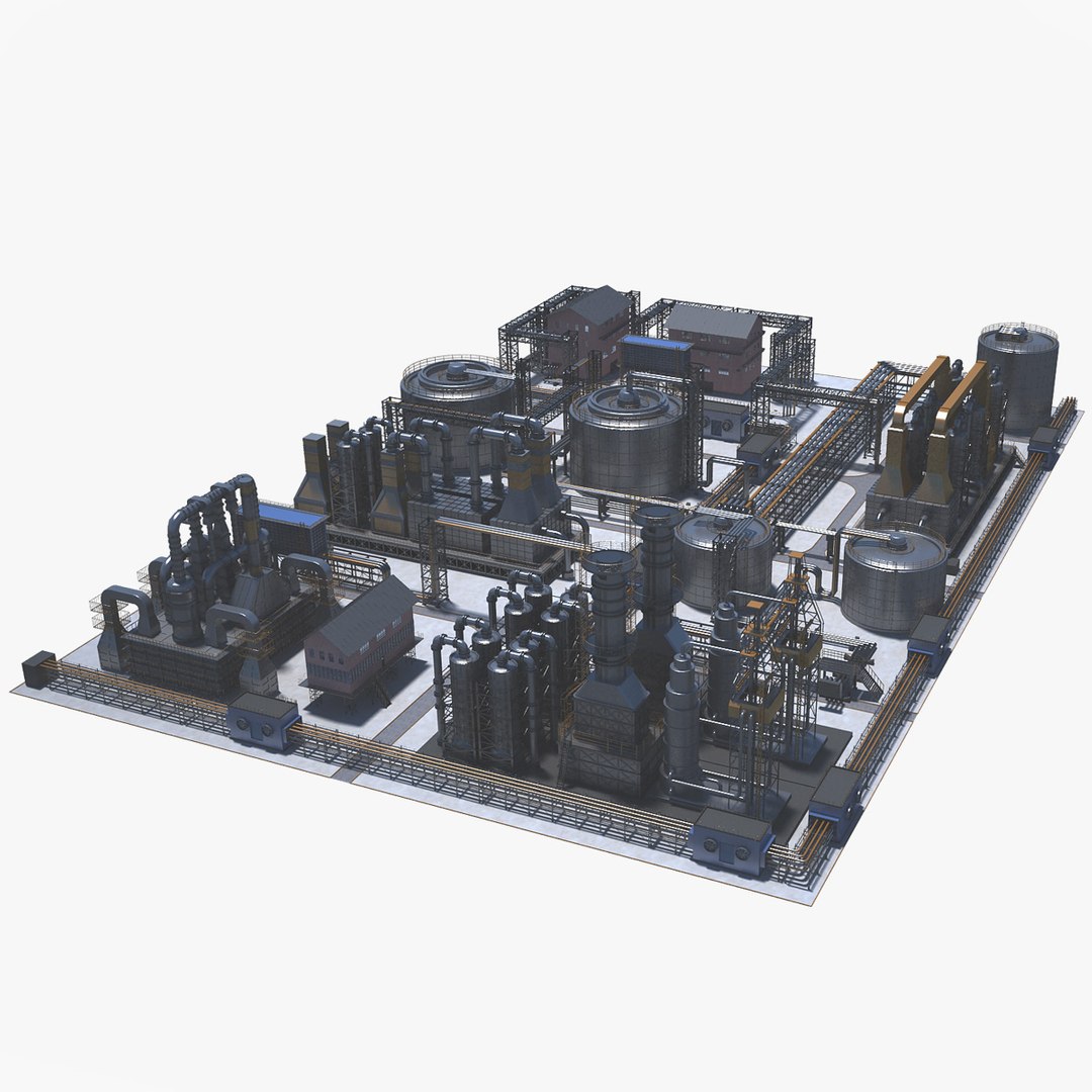 3D Industrial Area 64 model - TurboSquid 2027764