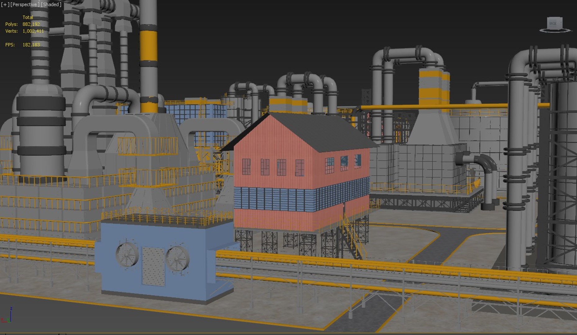 3D Industrial Area 64 Model - TurboSquid 2027764