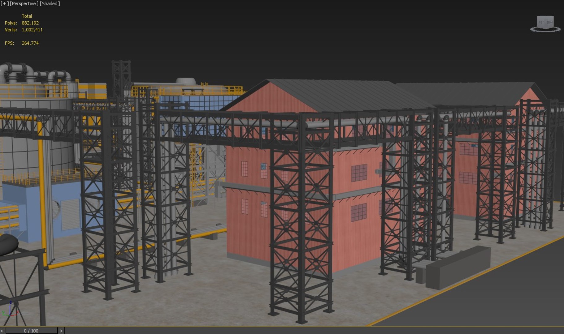 3D Industrial Area 64 Model - TurboSquid 2027764