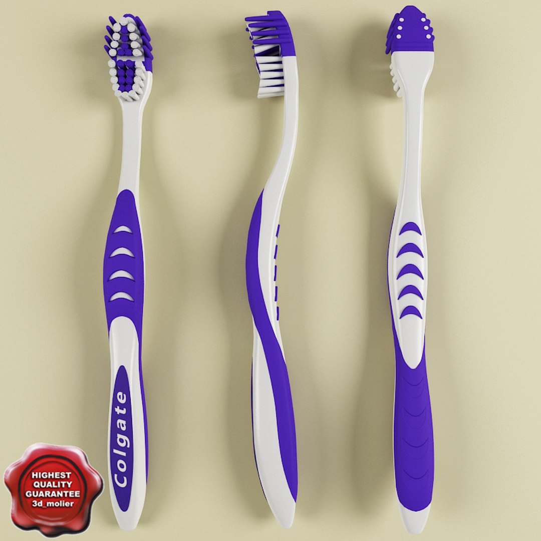 Tooth Brush Colgate 3d Model