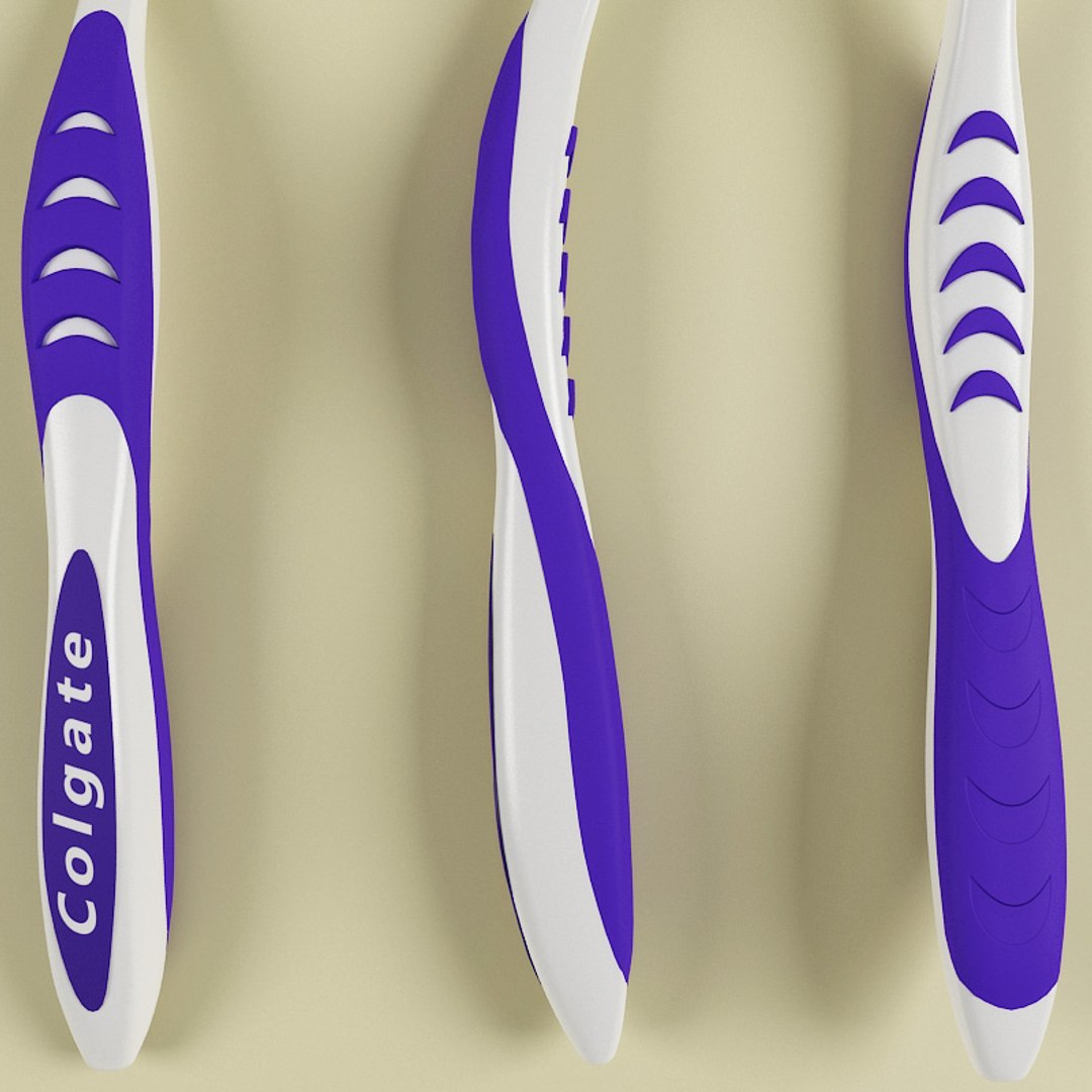 Tooth Brush Colgate 3d Model