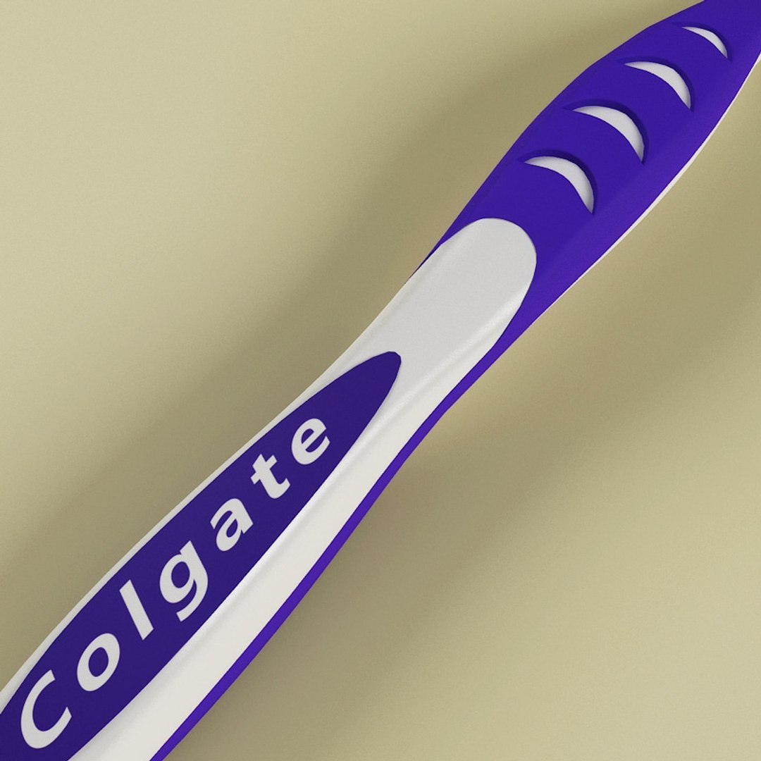 Tooth Brush Colgate 3d Model