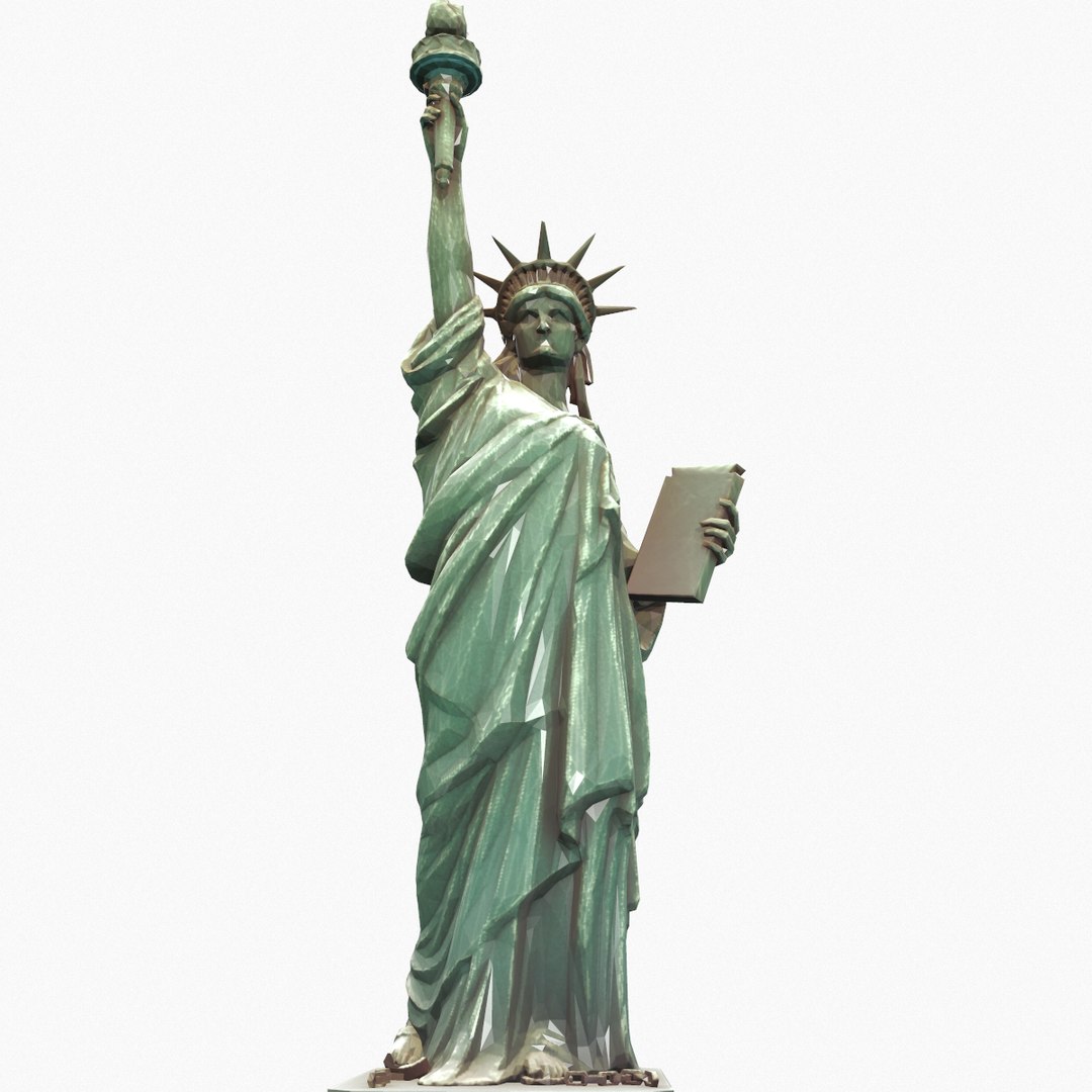 3D Modeled Statue Liberty - TurboSquid 1549228