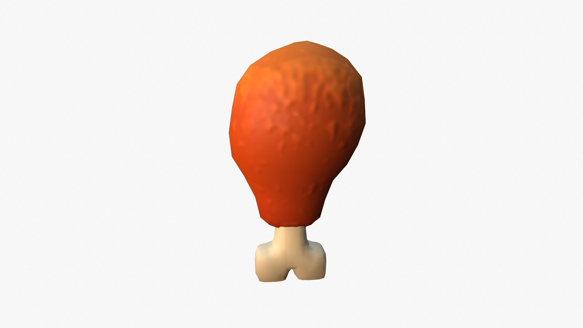 3D Cartoon Fried Chicken Model - TurboSquid 1916818