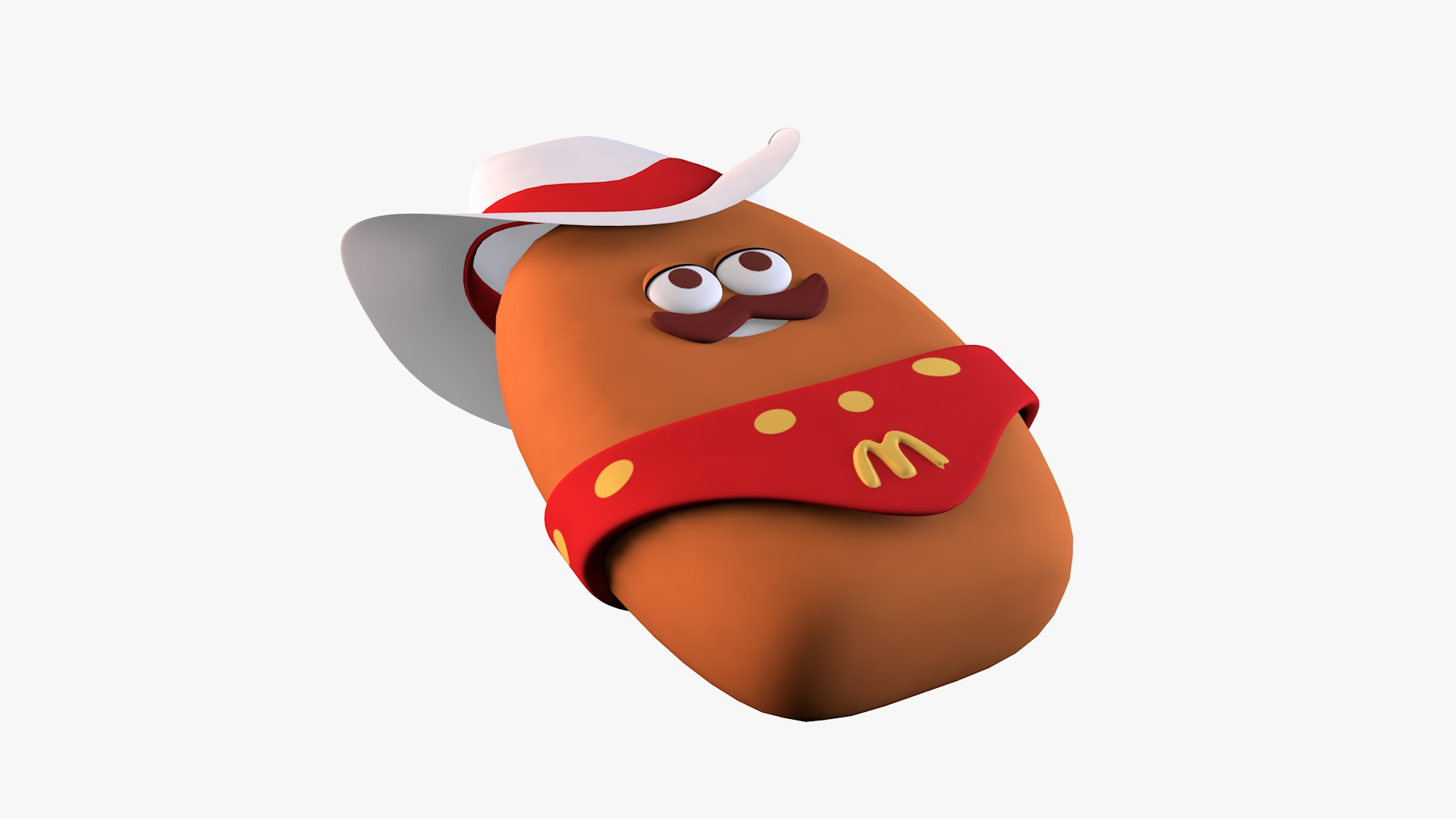 Cowboy Nugget Model 3D - TurboSquid 1912197