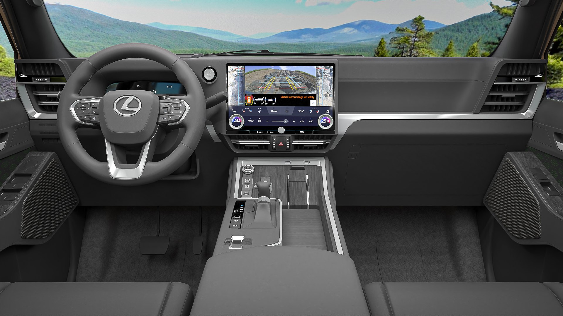 3D Lexus GX 550 SUV Brown Model - TurboSquid 2327322