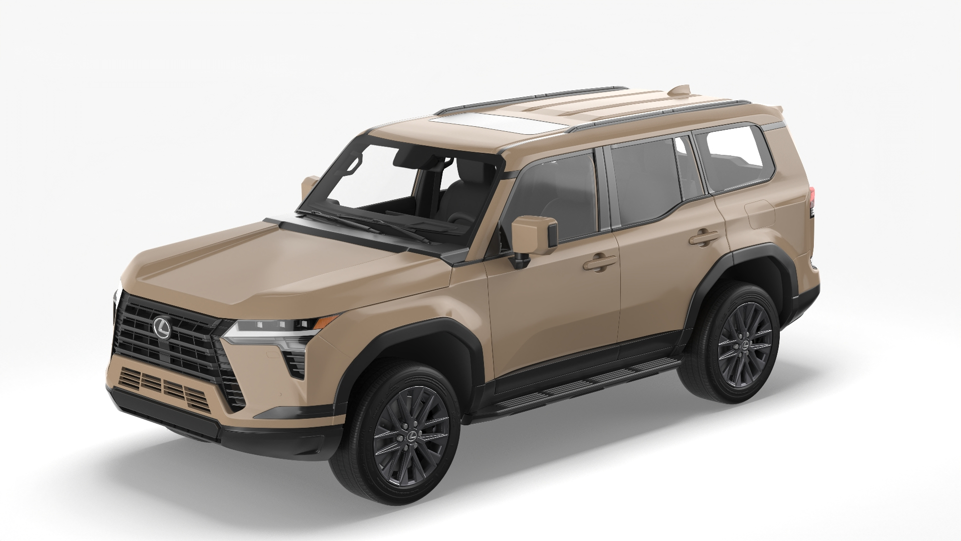 3D Lexus GX 550 SUV Brown Model - TurboSquid 2327322