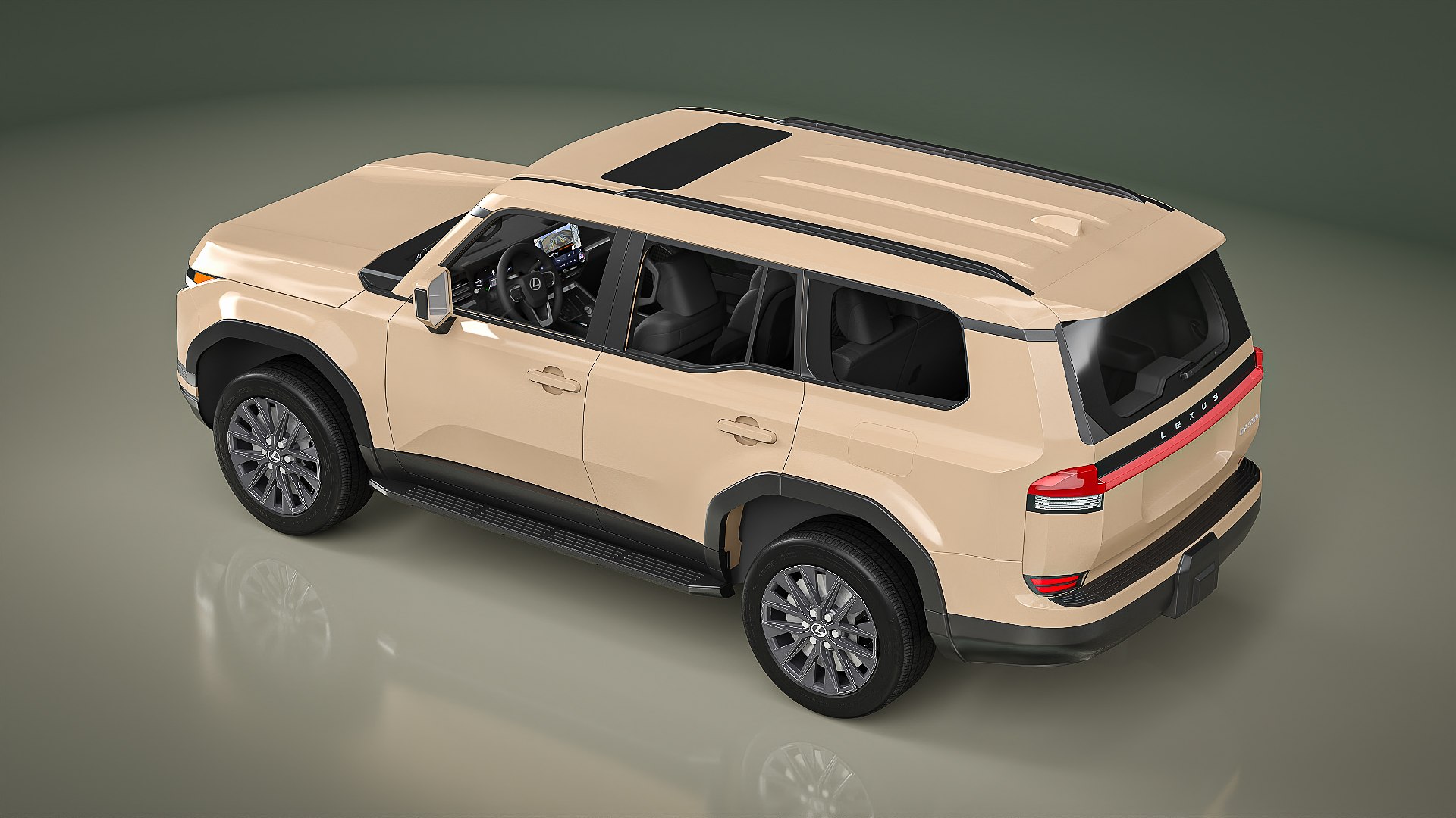 3D Lexus GX 550 SUV Brown Model - TurboSquid 2327322