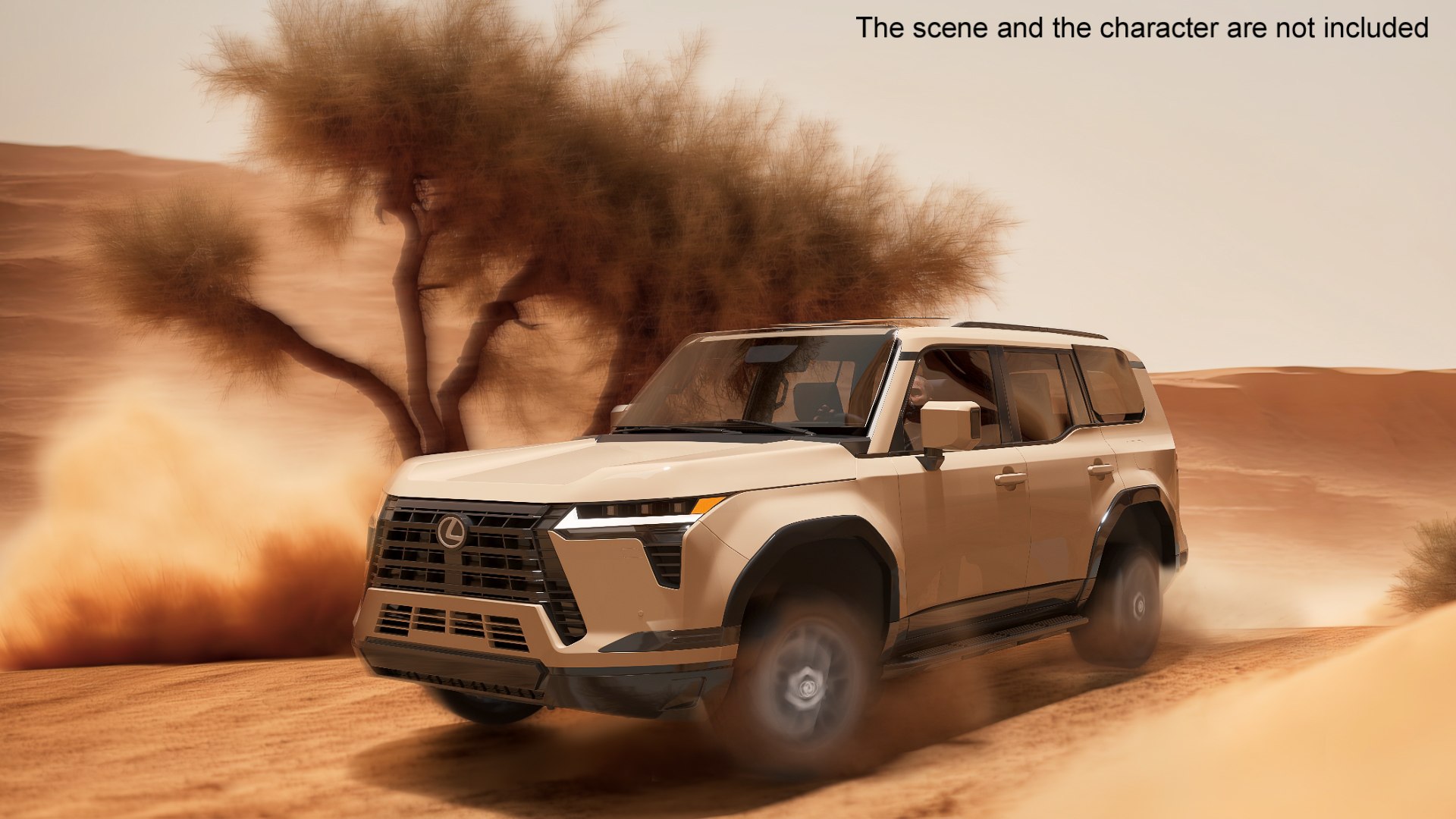 3D Lexus GX 550 SUV Brown Model - TurboSquid 2327322