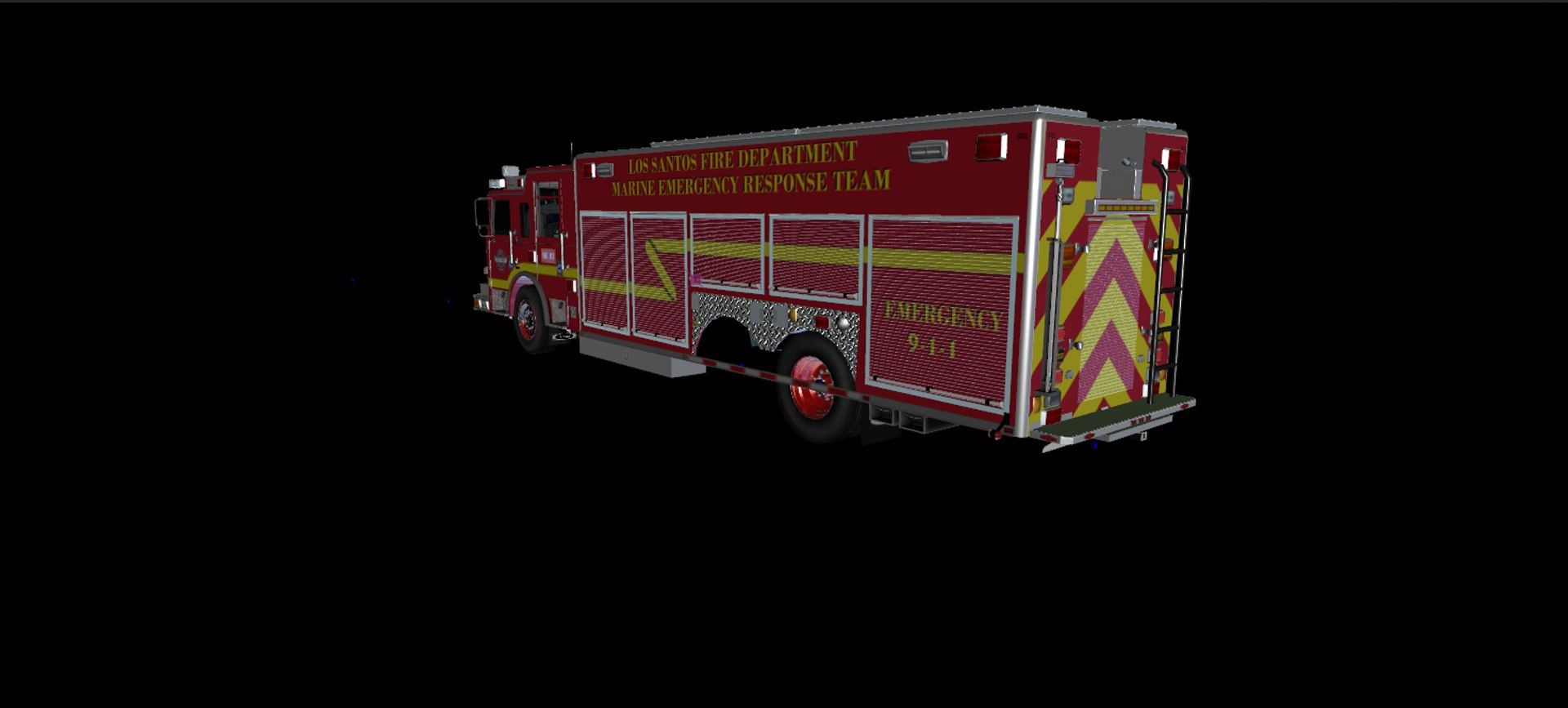 Pierce seattle rescue 3D model - TurboSquid 1358268
