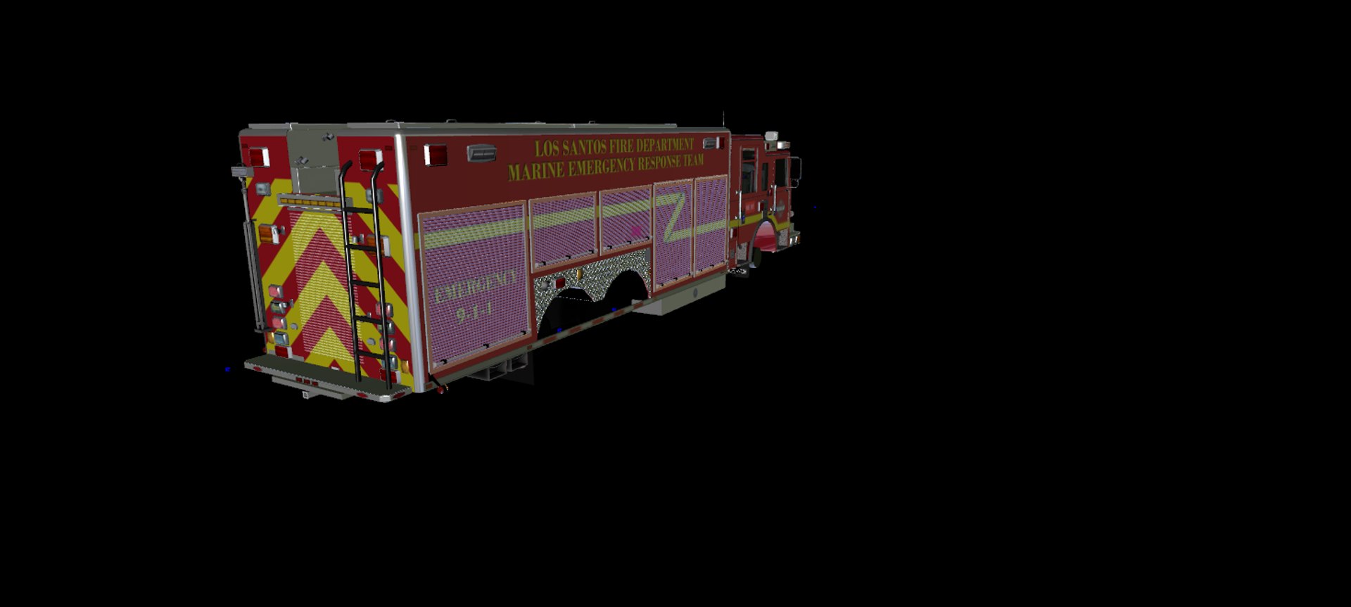 Pierce seattle rescue 3D model - TurboSquid 1358268