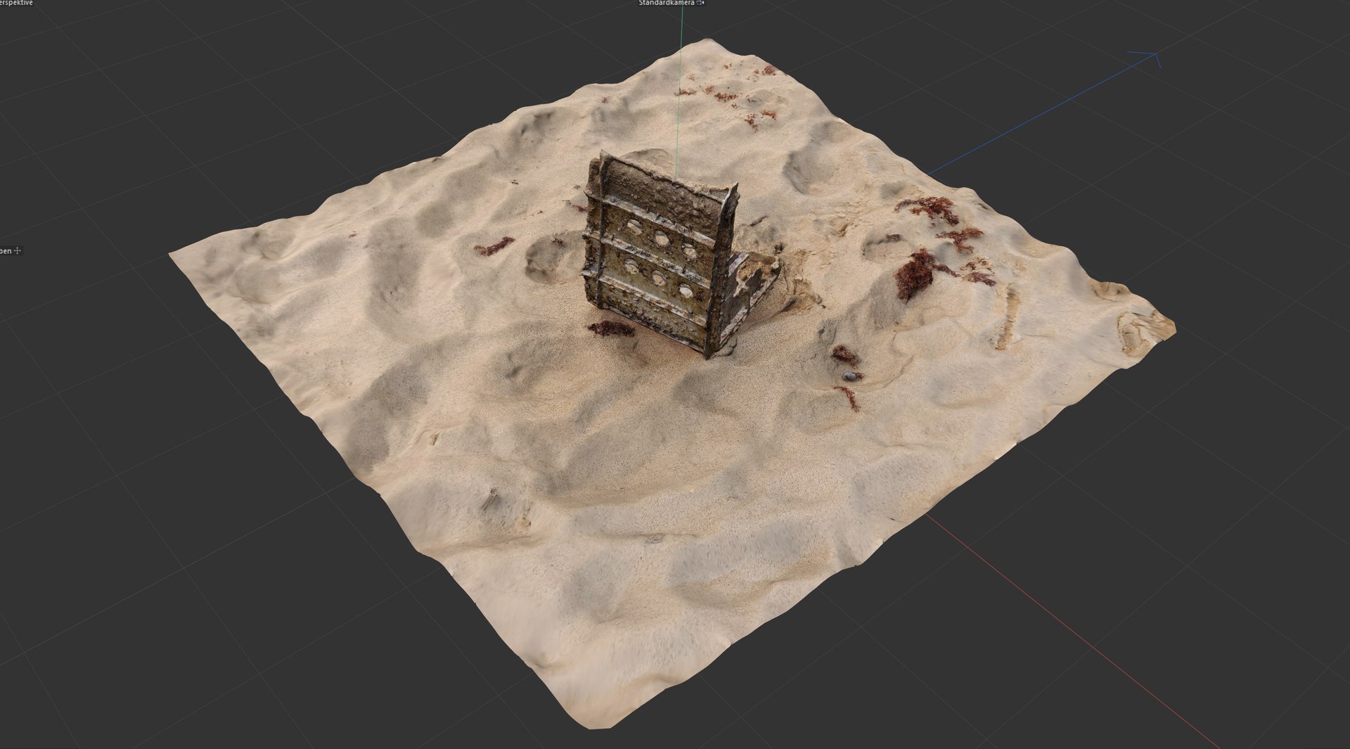 3D Ocean Beach 16K Ultra Scan 012 model - TurboSquid 2180502