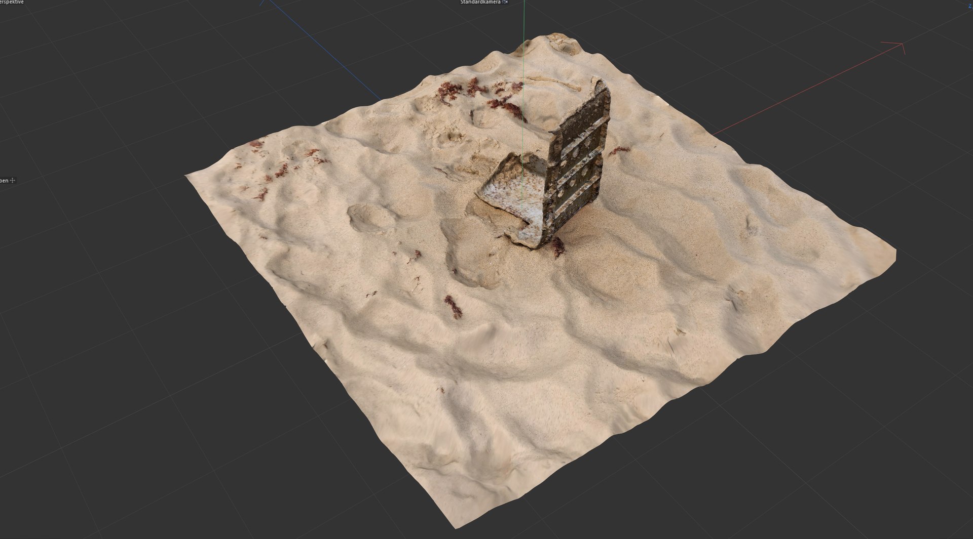 3D Ocean Beach 16K Ultra Scan 012 Model - TurboSquid 2180502