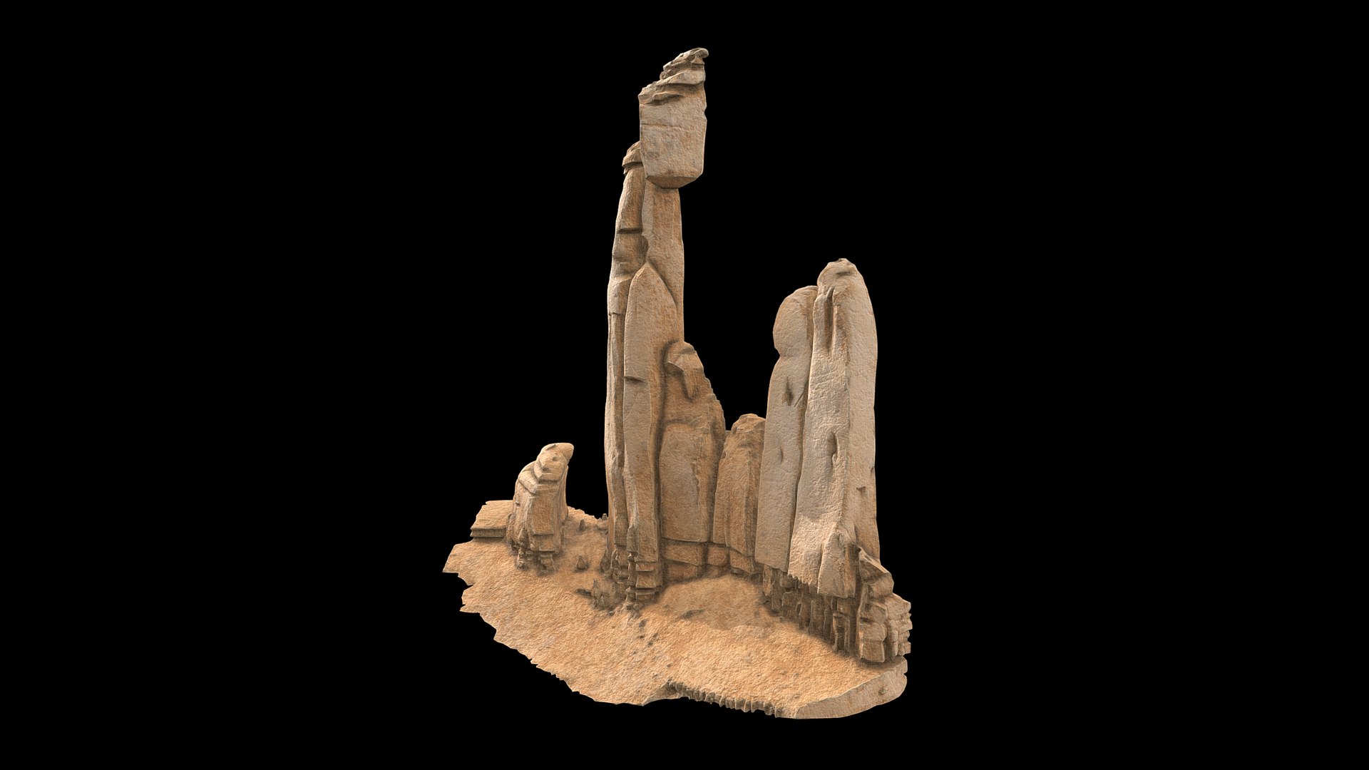 Stylized Cliff Rock 3D Model - TurboSquid 2442258