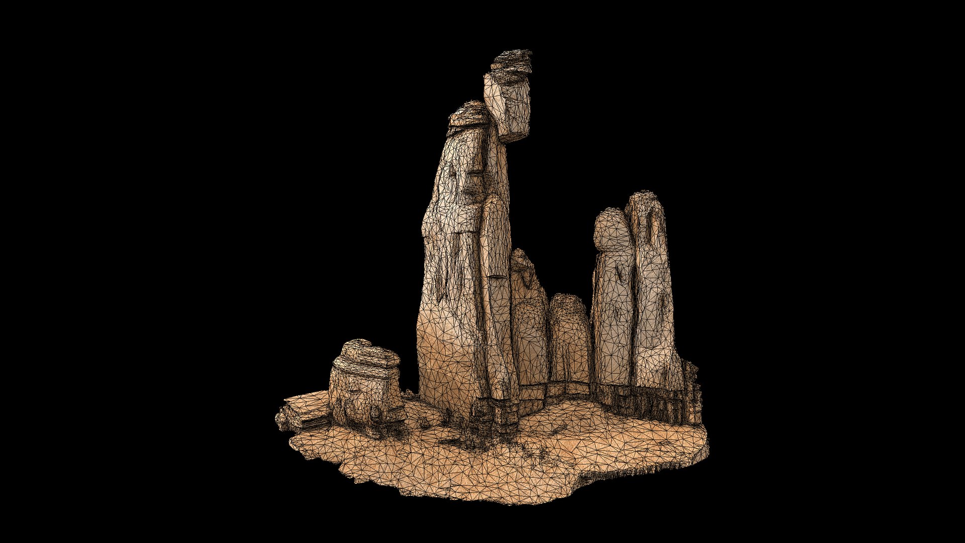 Stylized Cliff Rock 3D Model - TurboSquid 2442258