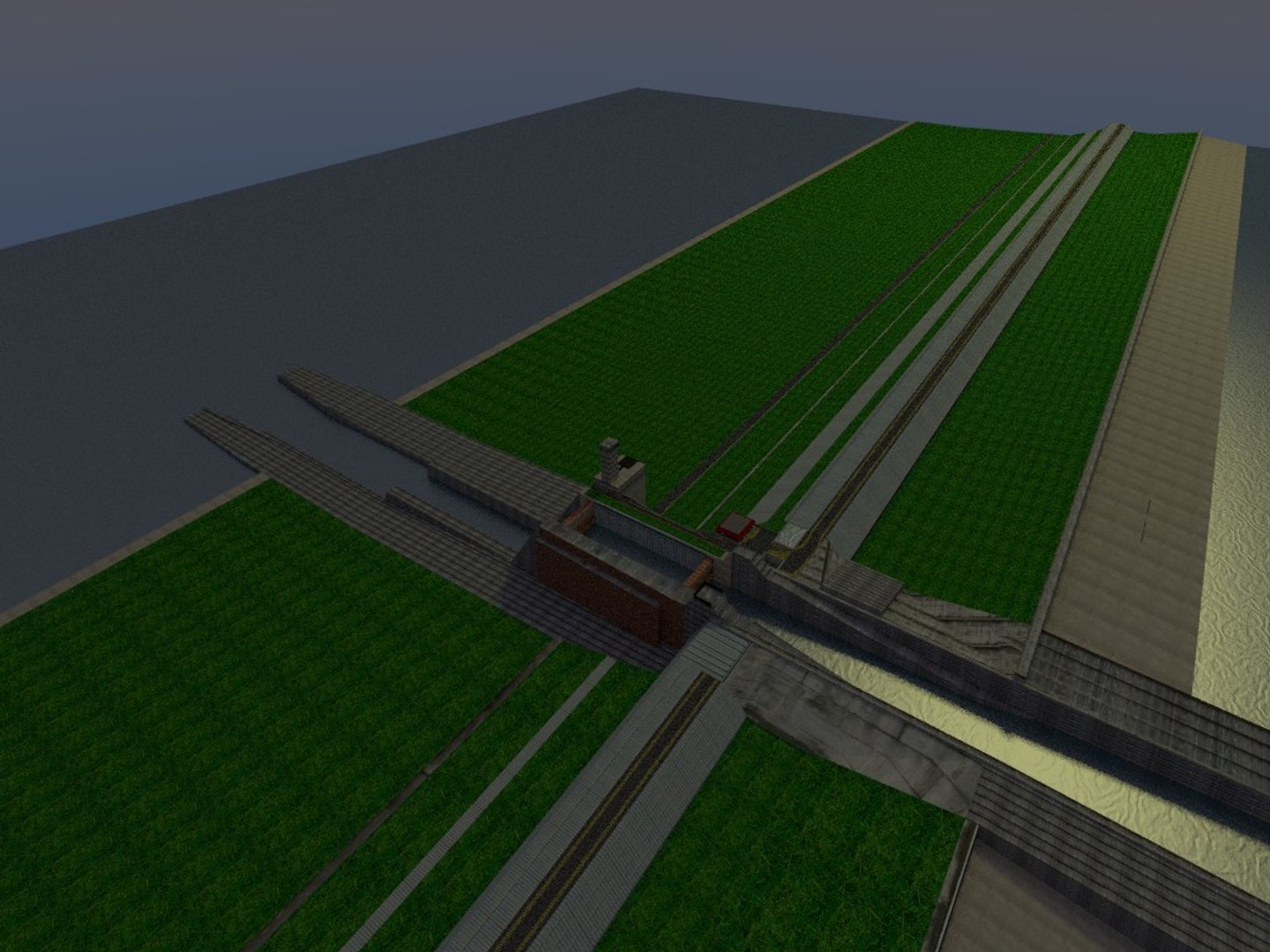 3d Canal Lock Model