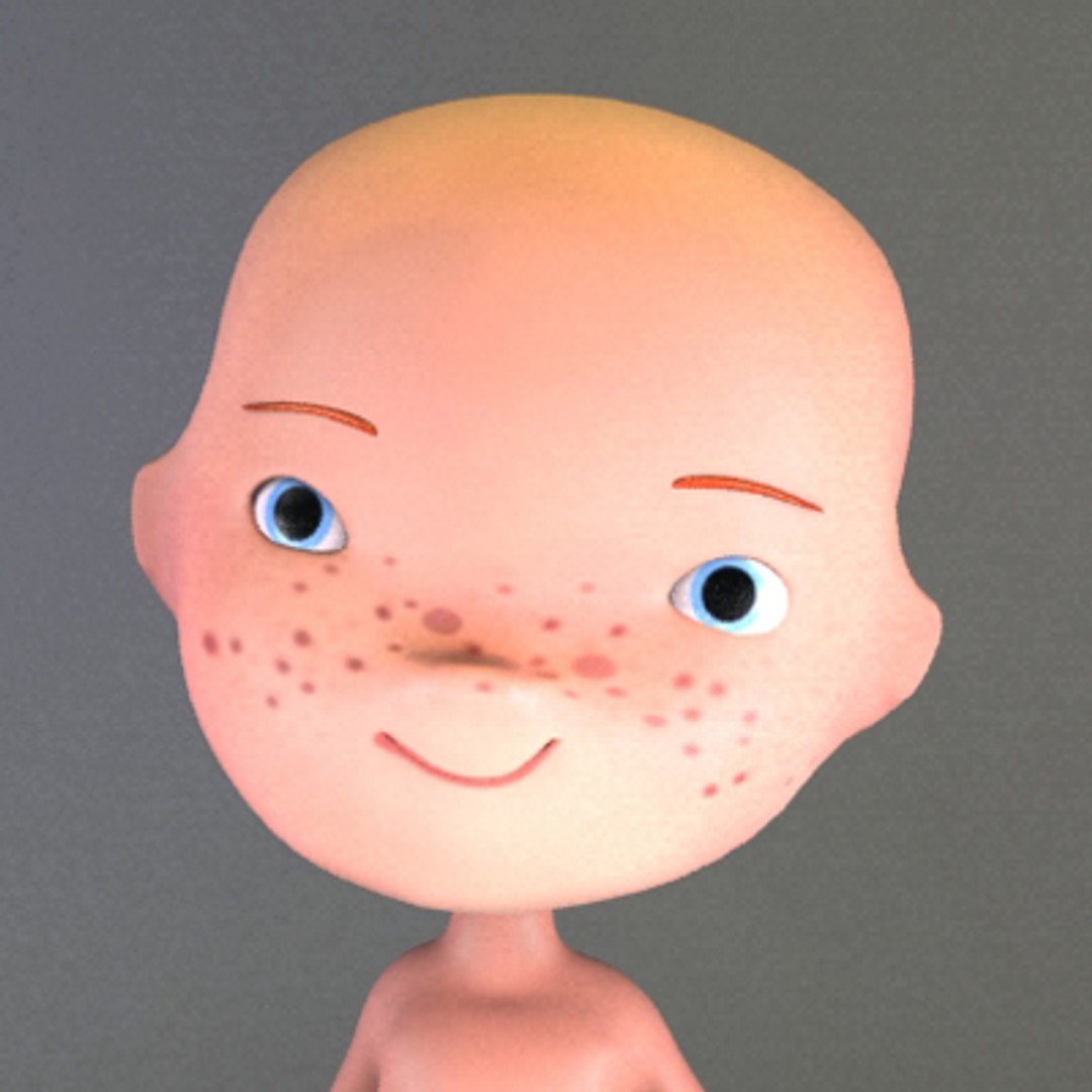 Human Kid Child 3d Model