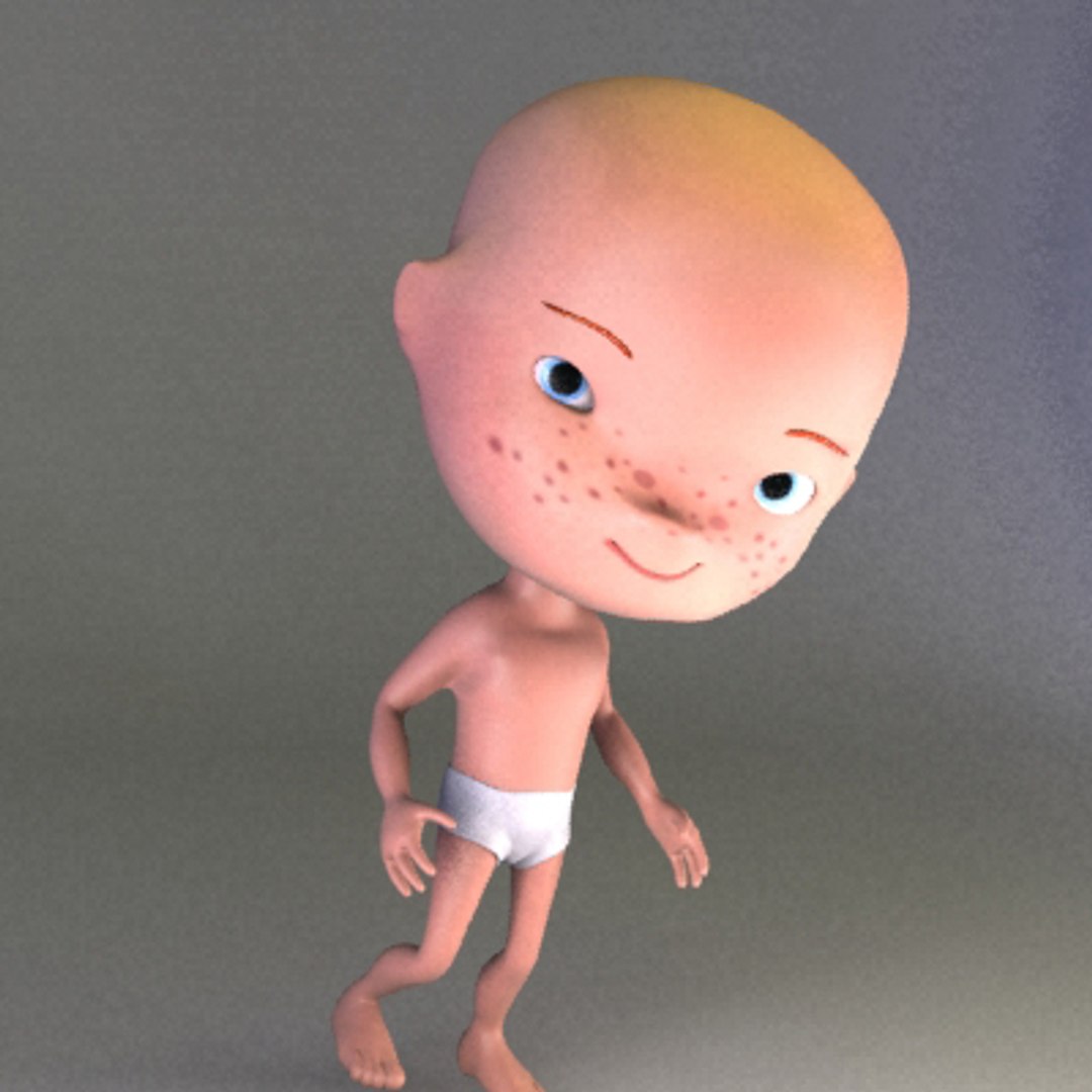 Human Kid Child 3d Model