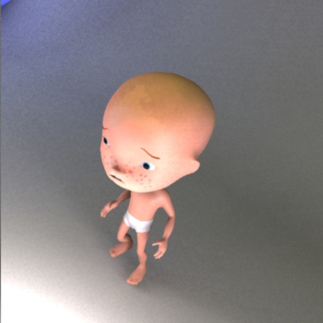 Human Kid Child 3d Model