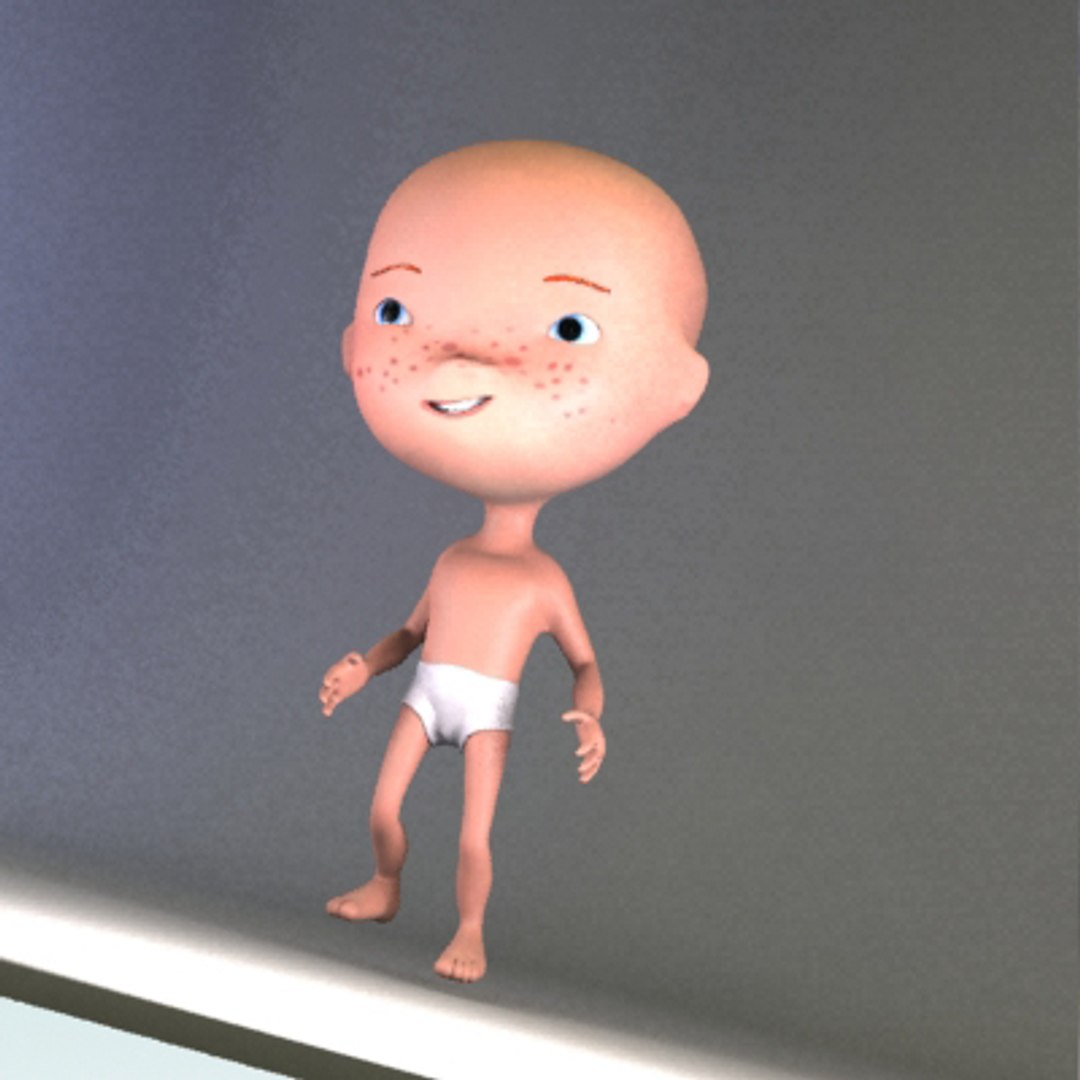 Human Kid Child 3d Model