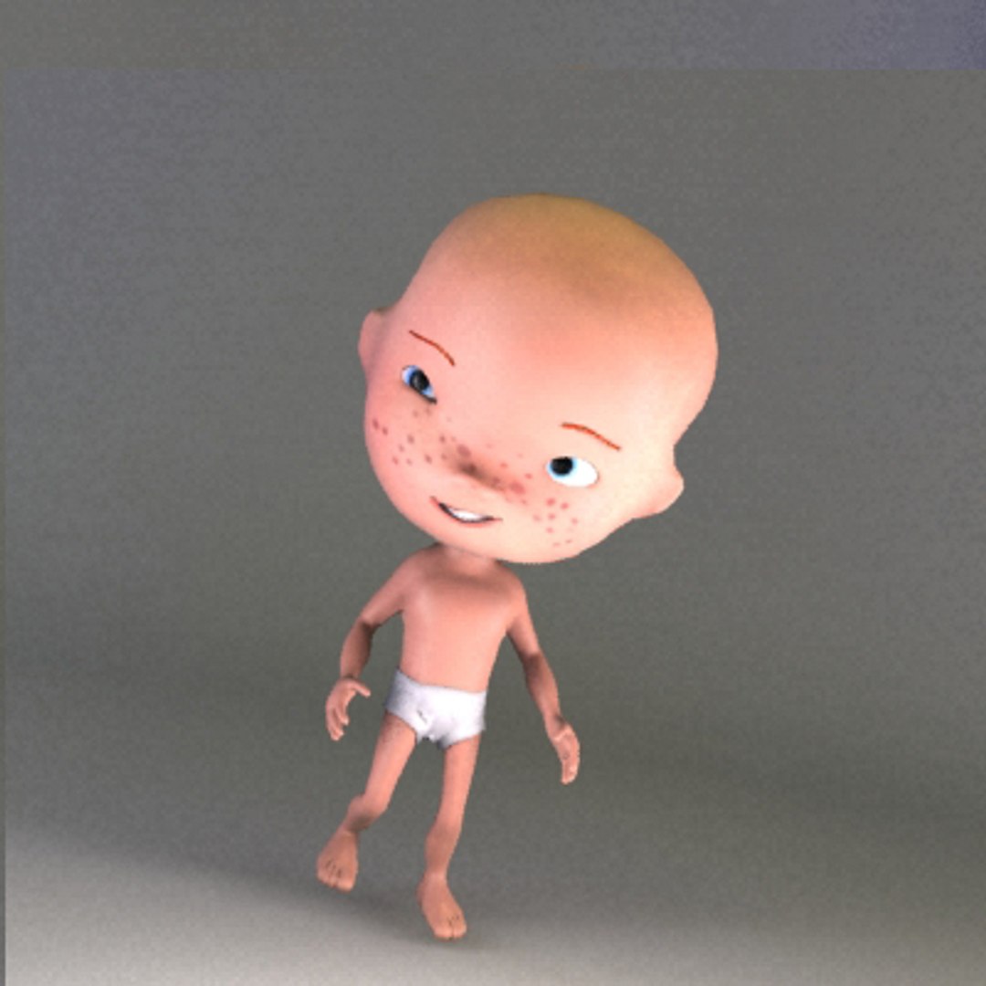 Human Kid Child 3d Model