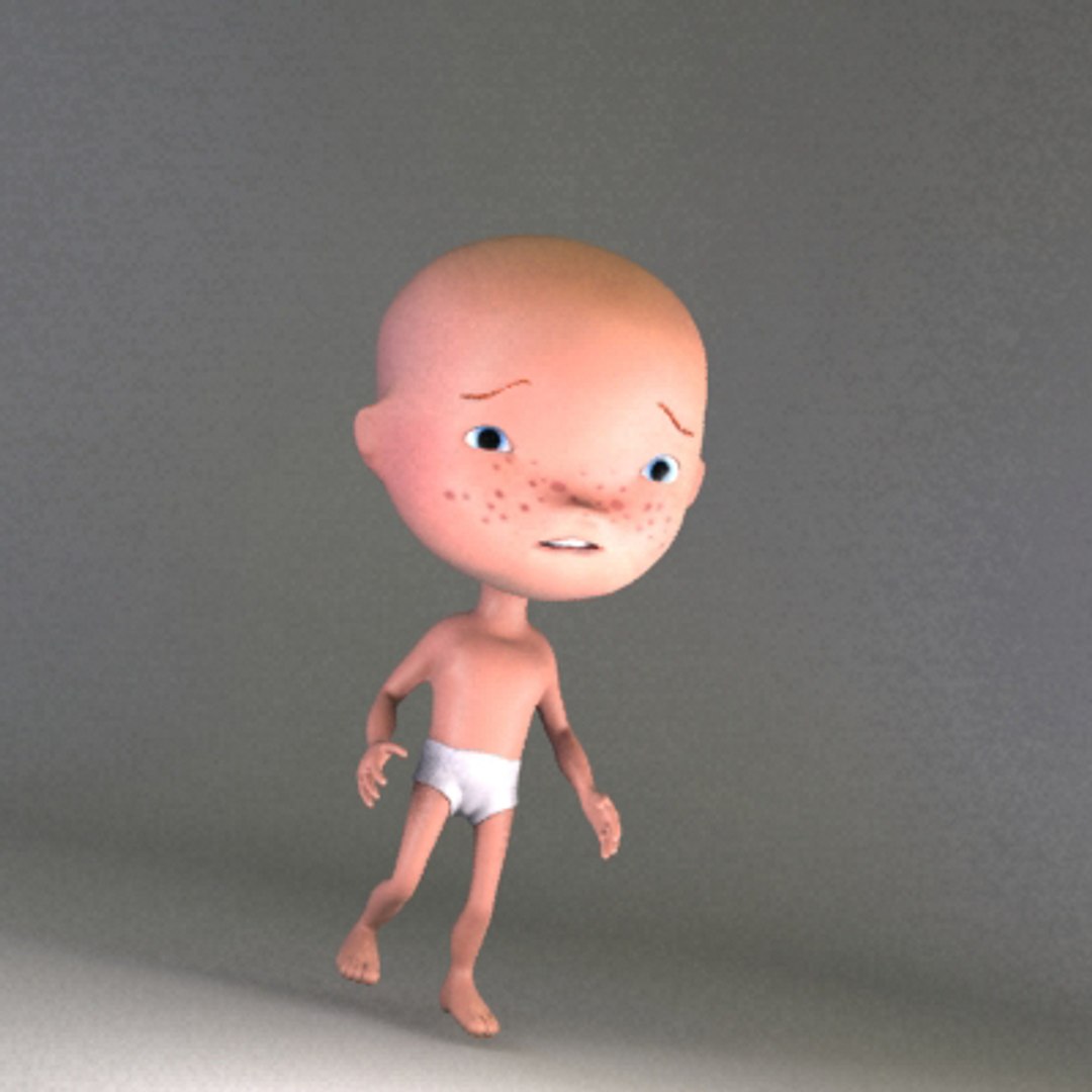 Human Kid Child 3d Model