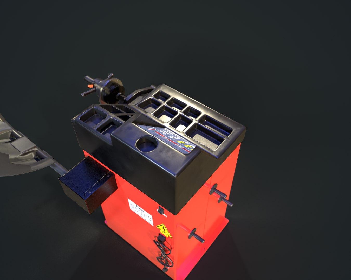 3D Wheel Balancer Model - TurboSquid 2126075