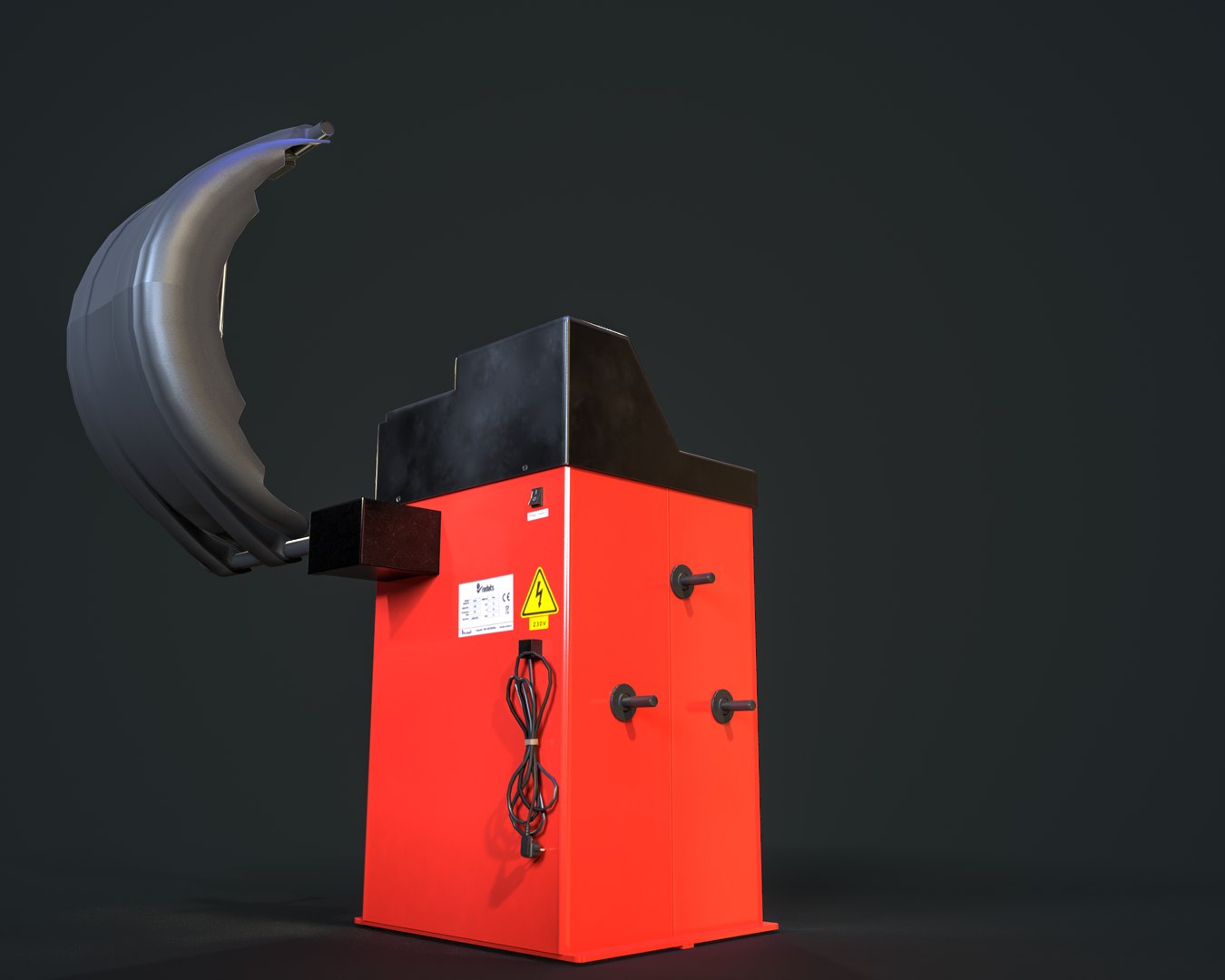 3D Wheel Balancer Model - TurboSquid 2126075