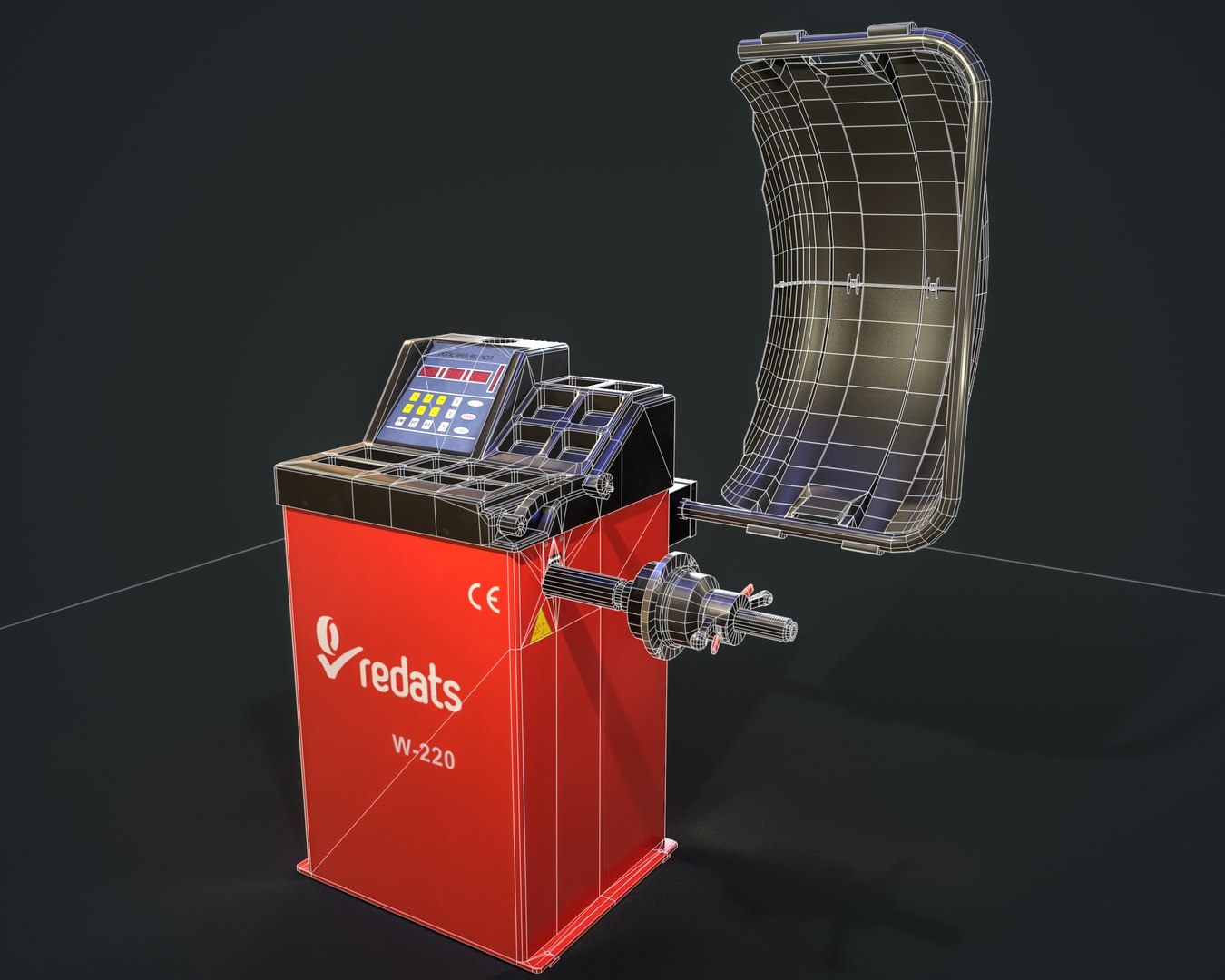 3D Wheel Balancer Model - TurboSquid 2126075