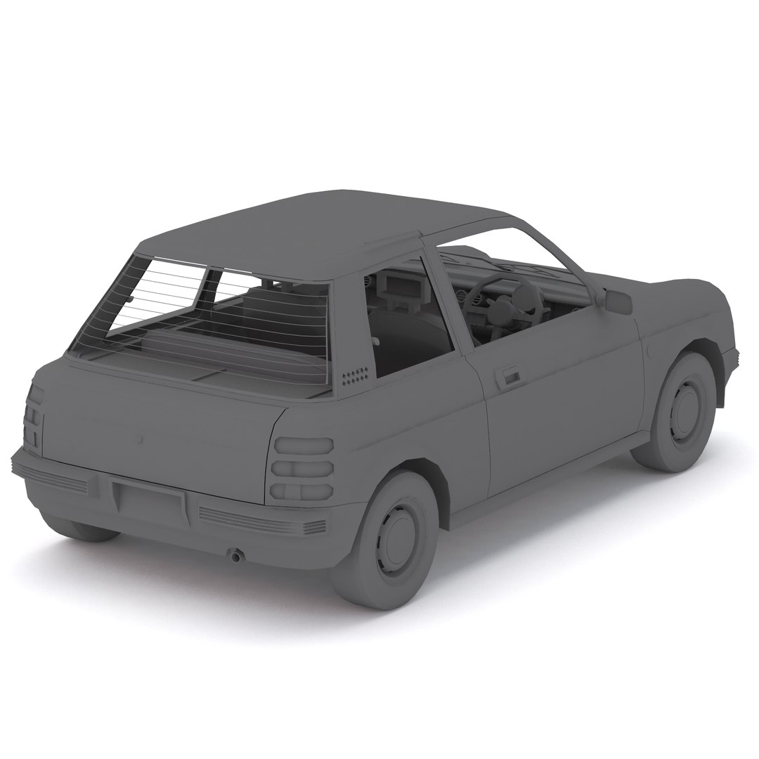 Nissan Be-1 3d Model