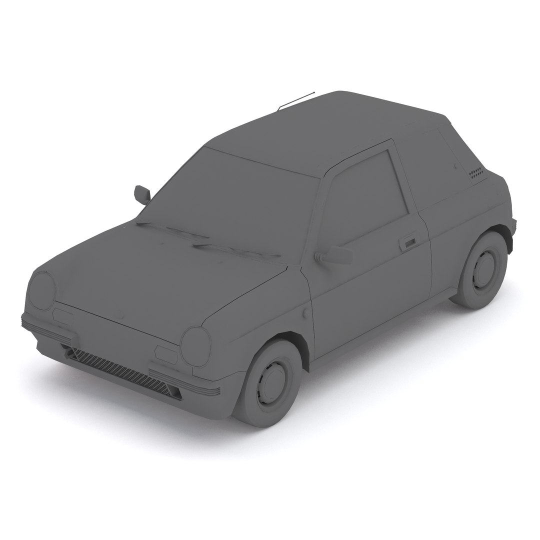 Nissan Be-1 3d Model