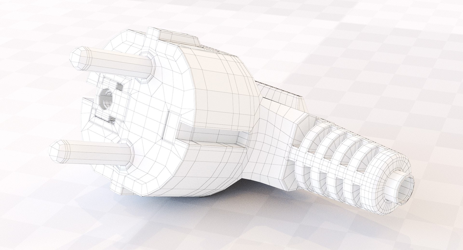 3D Power Plug Model - TurboSquid 1322701