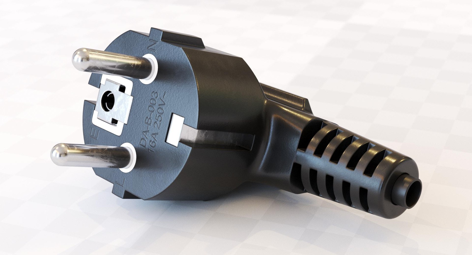 3D Power Plug Model - TurboSquid 1322701