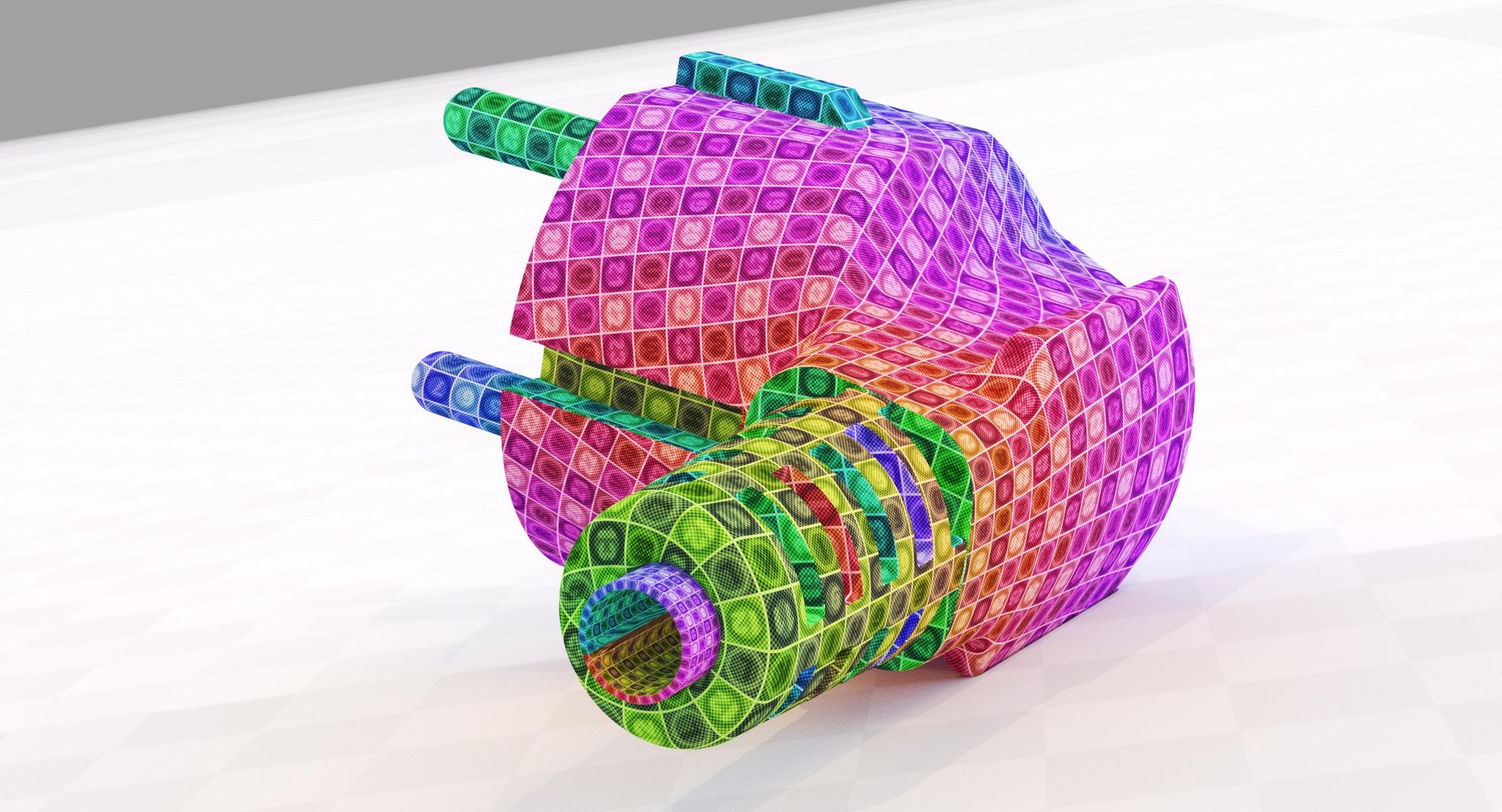 3D power plug model - TurboSquid 1322701