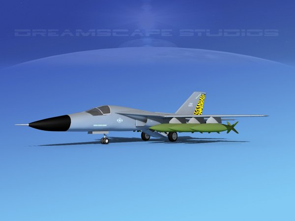 3d model bomber fb-111