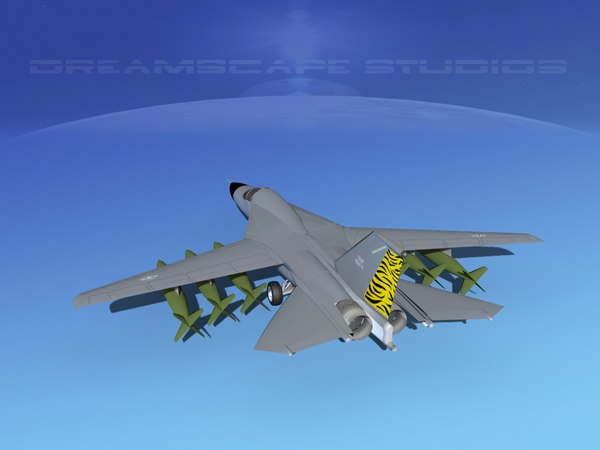 3d model bomber fb-111